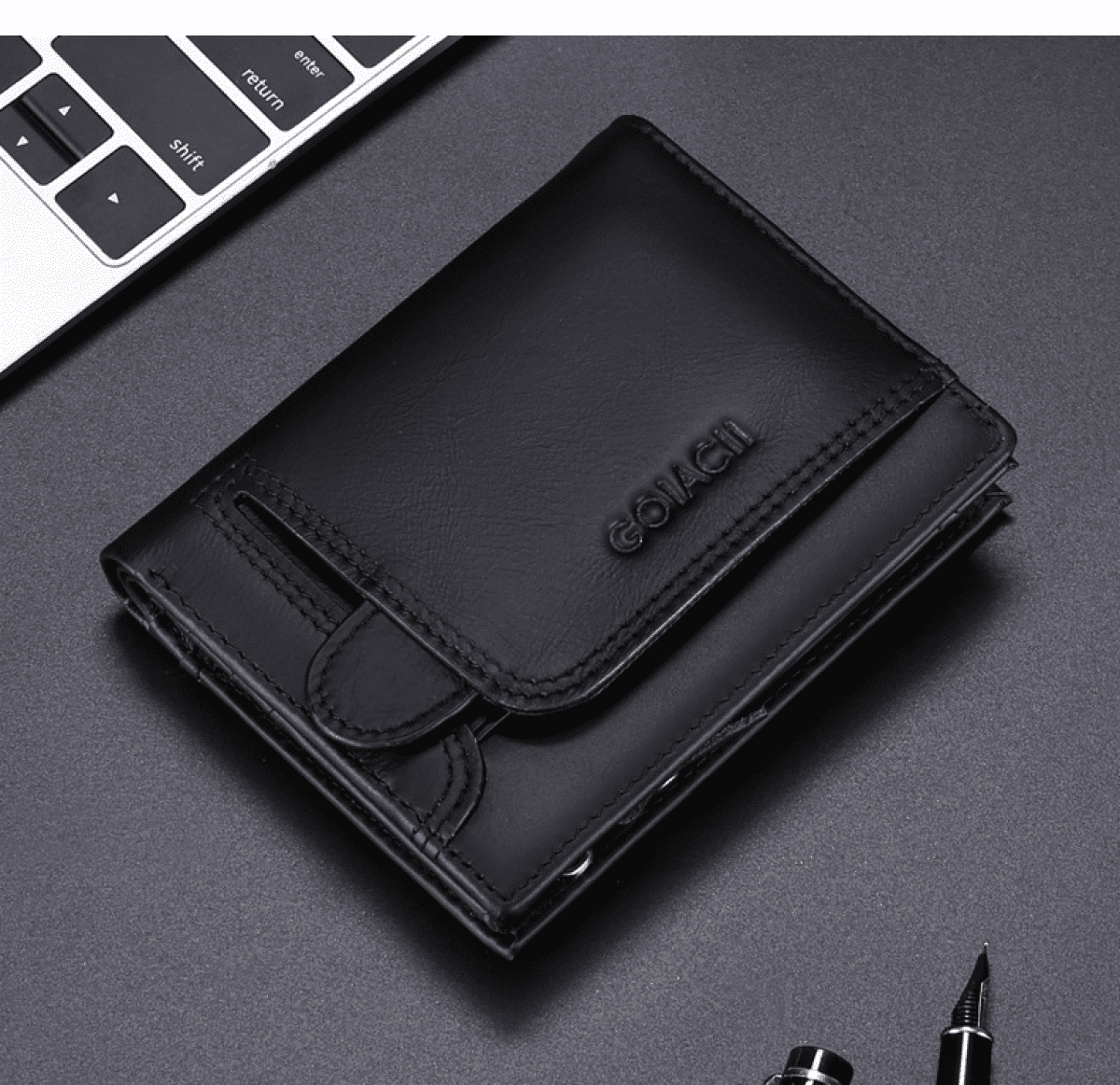 Mens Wallet, RFID Blocking Wallet, Wallets Mens, Bifold Wallet, Flip ...