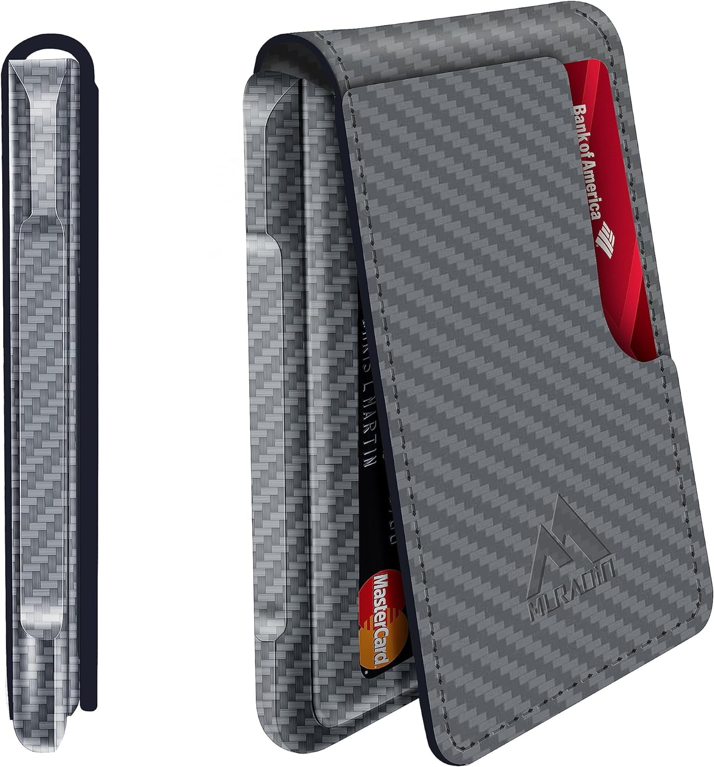 Mens Wallet Tactical Bifold Wallets for Men Metal RFID Blocking ...