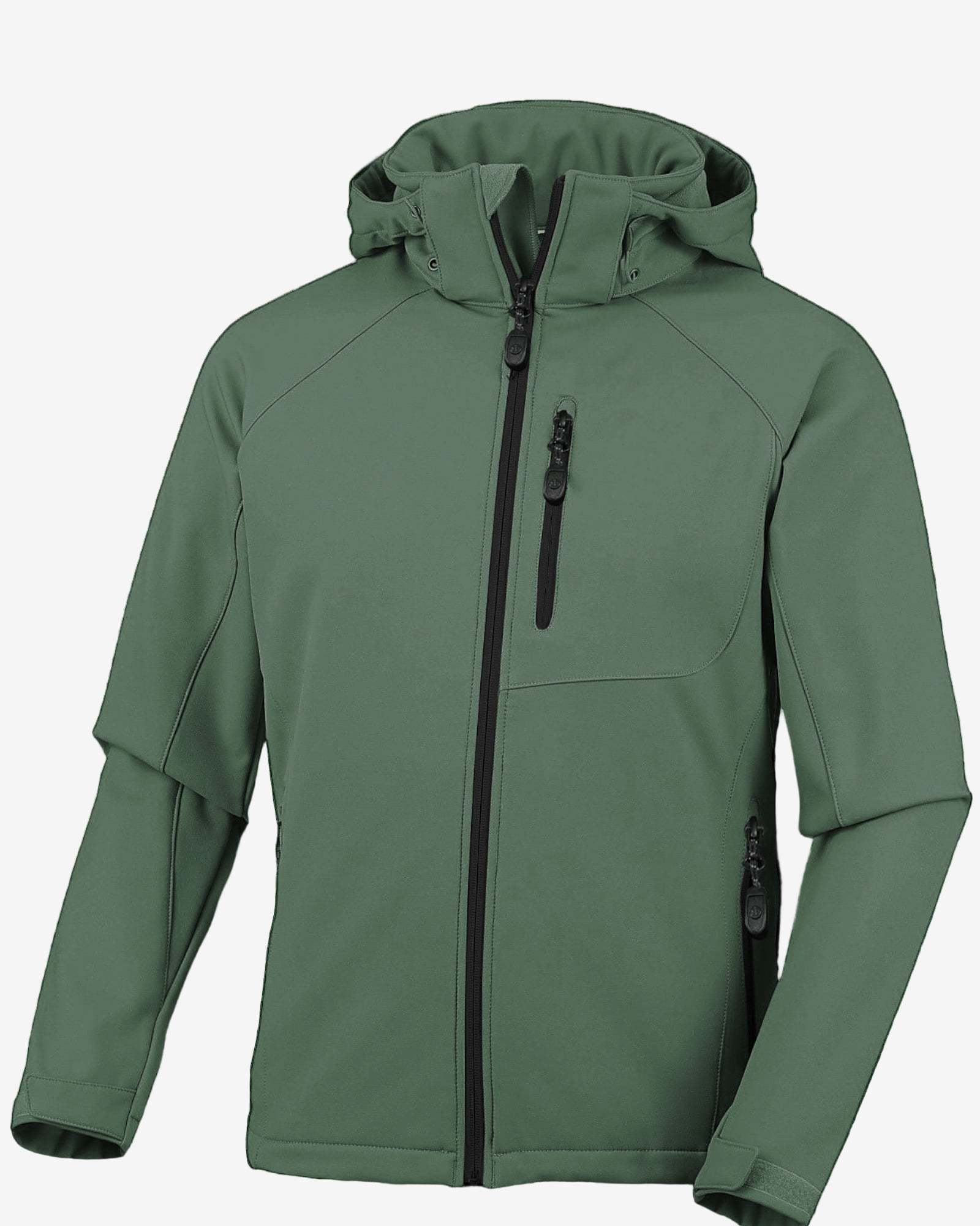 Mens' Warm Water Repellent Softshell Snowboard Jacket- Removable Hood ...