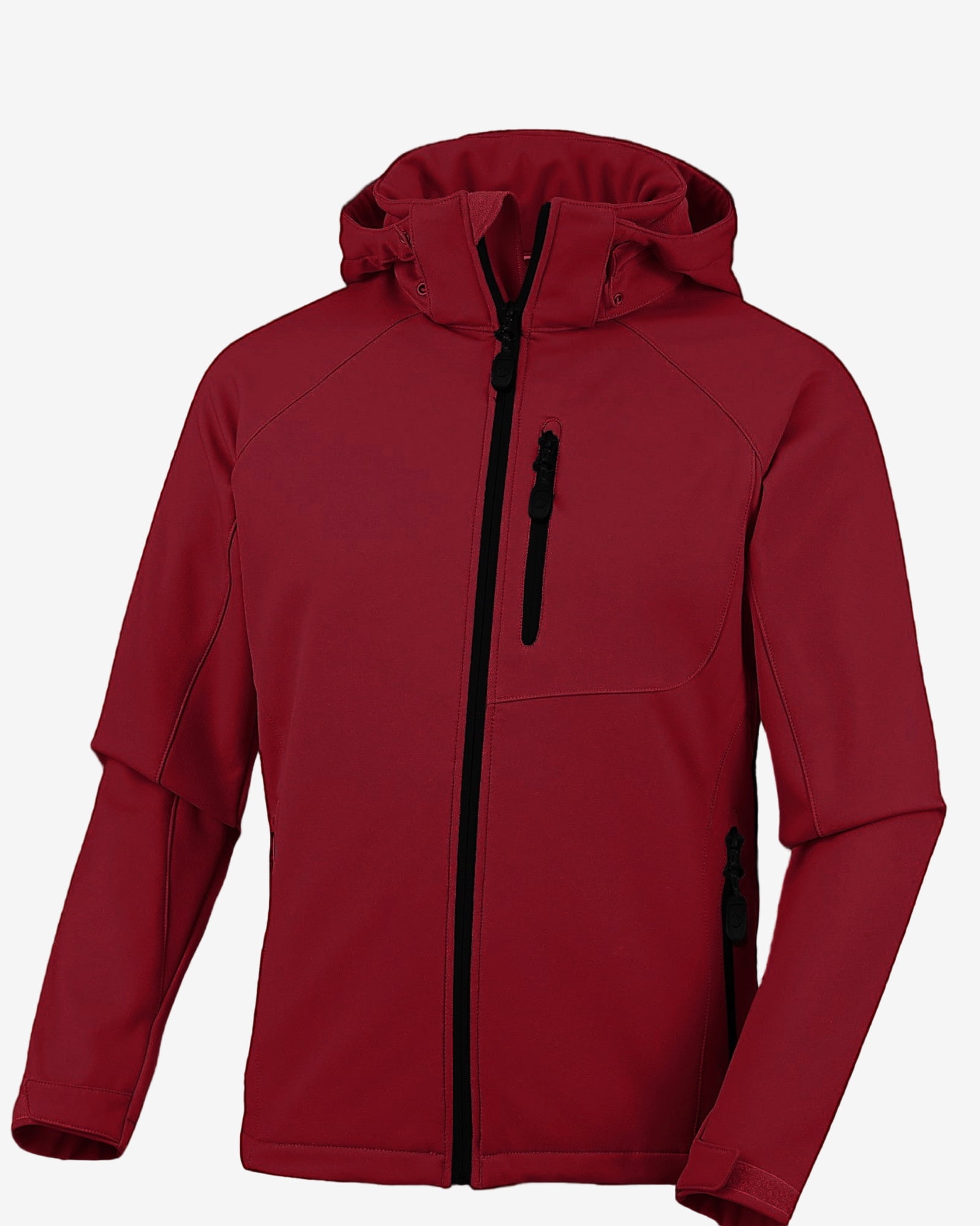 Mens' Warm Water Repellent Softshell Snowboard Jacket- Removable Hood ...