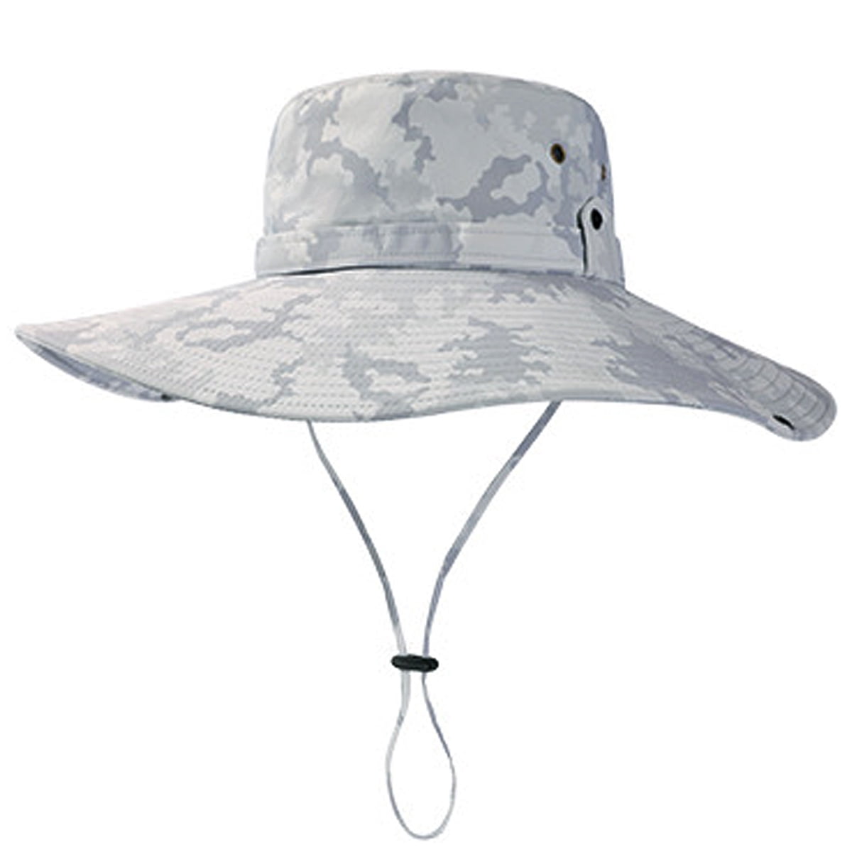 Mens Waterproof Camo Sun Hat Wide Brim Packable Outdoor Mesh Fishing ...