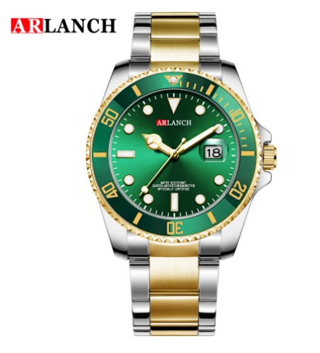 Mens Waterproof Watch with Stainless Steel Strap, Quartz Movement, 30M ...