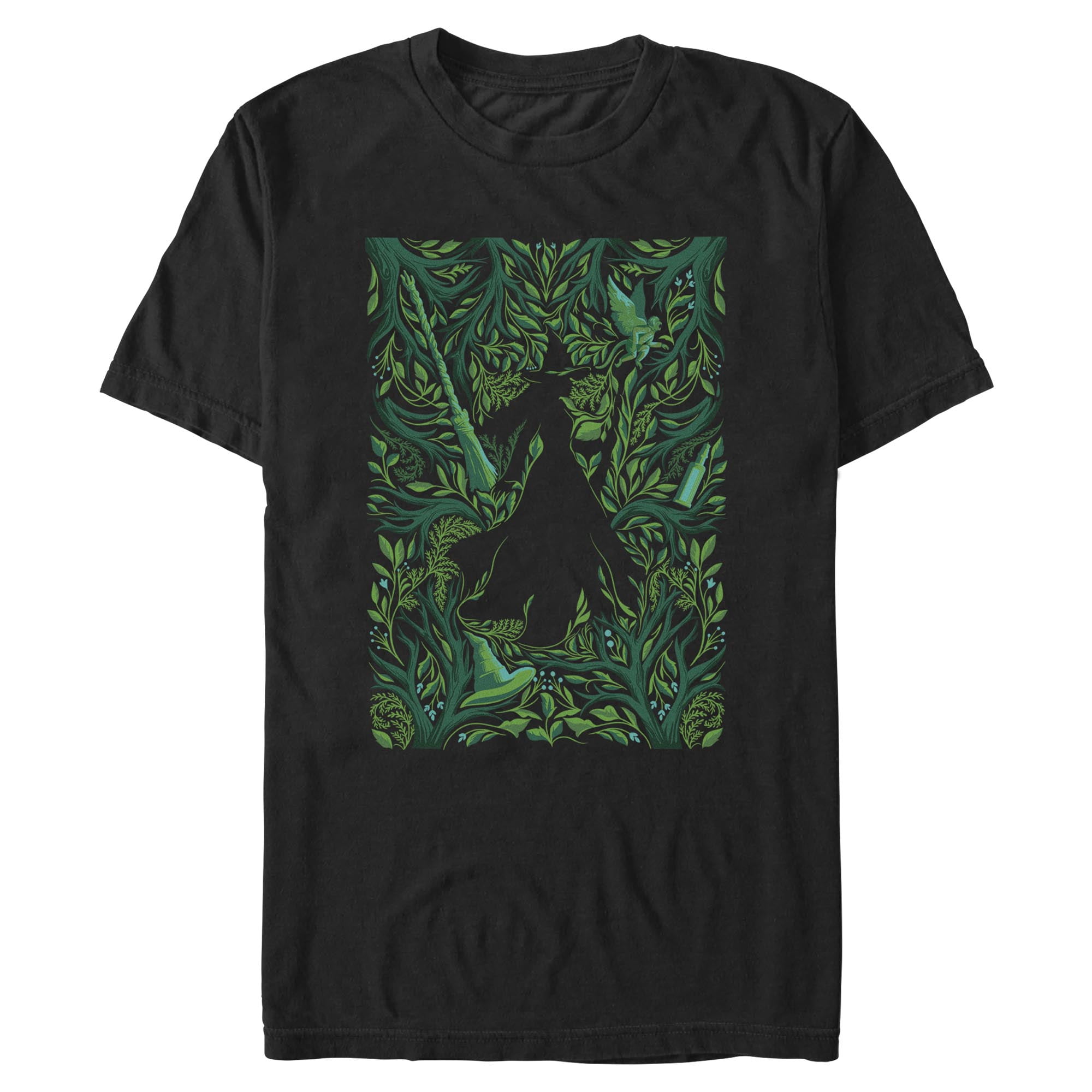 Mens Wicked: For Good Elphaba Forest Green Poster T Shirt - Walmart.com