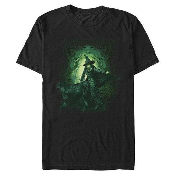 Mens Wicked: For Good Elphaba Green Forest T Shirt - Walmart.com