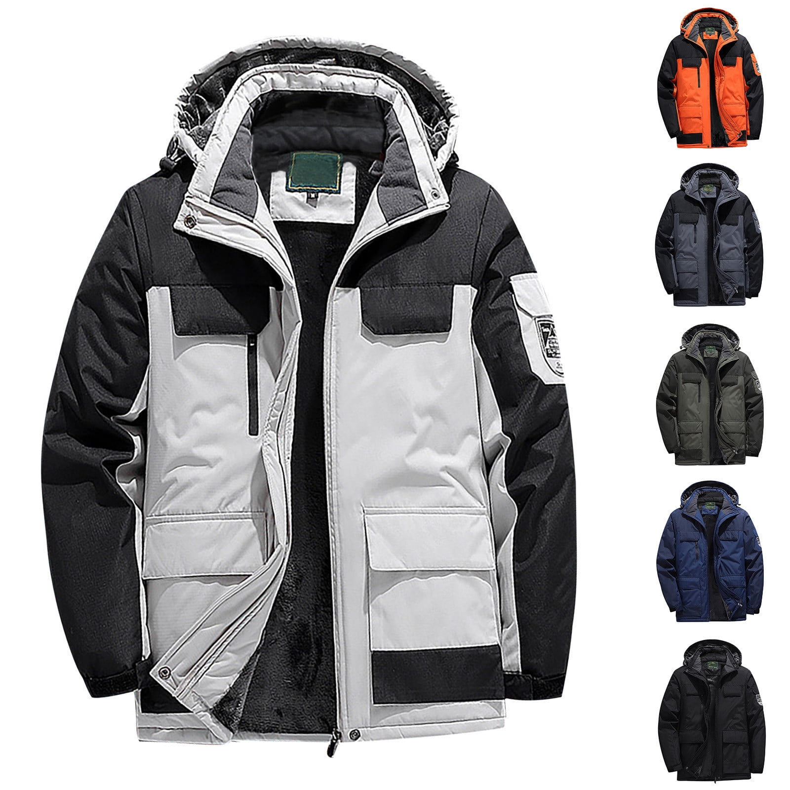 Mens Winter Coats Men's Winter Ski Snow Jacket Coats Men's Puffer ...