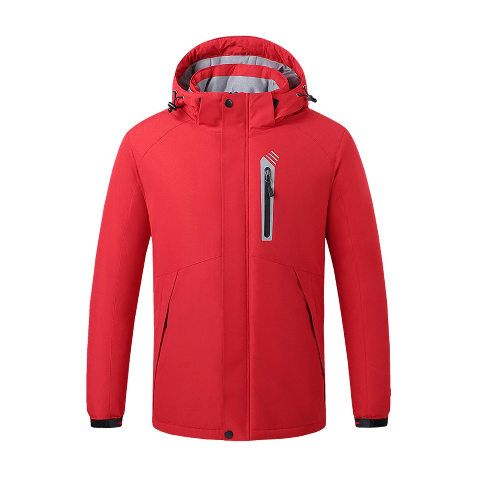 Mens Winter Heated Coats Windbreaker Single Control 8 Heating Suit ...