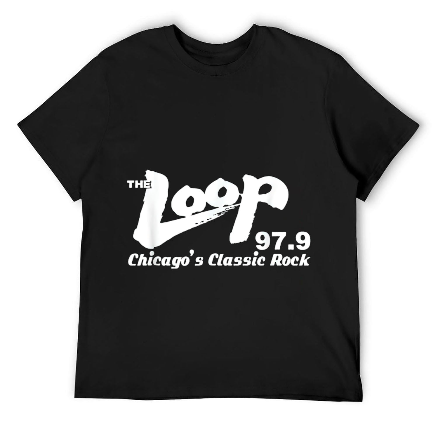Mens Wlup The Loop - Chicago's Classic Rock Shirts Black Large ...