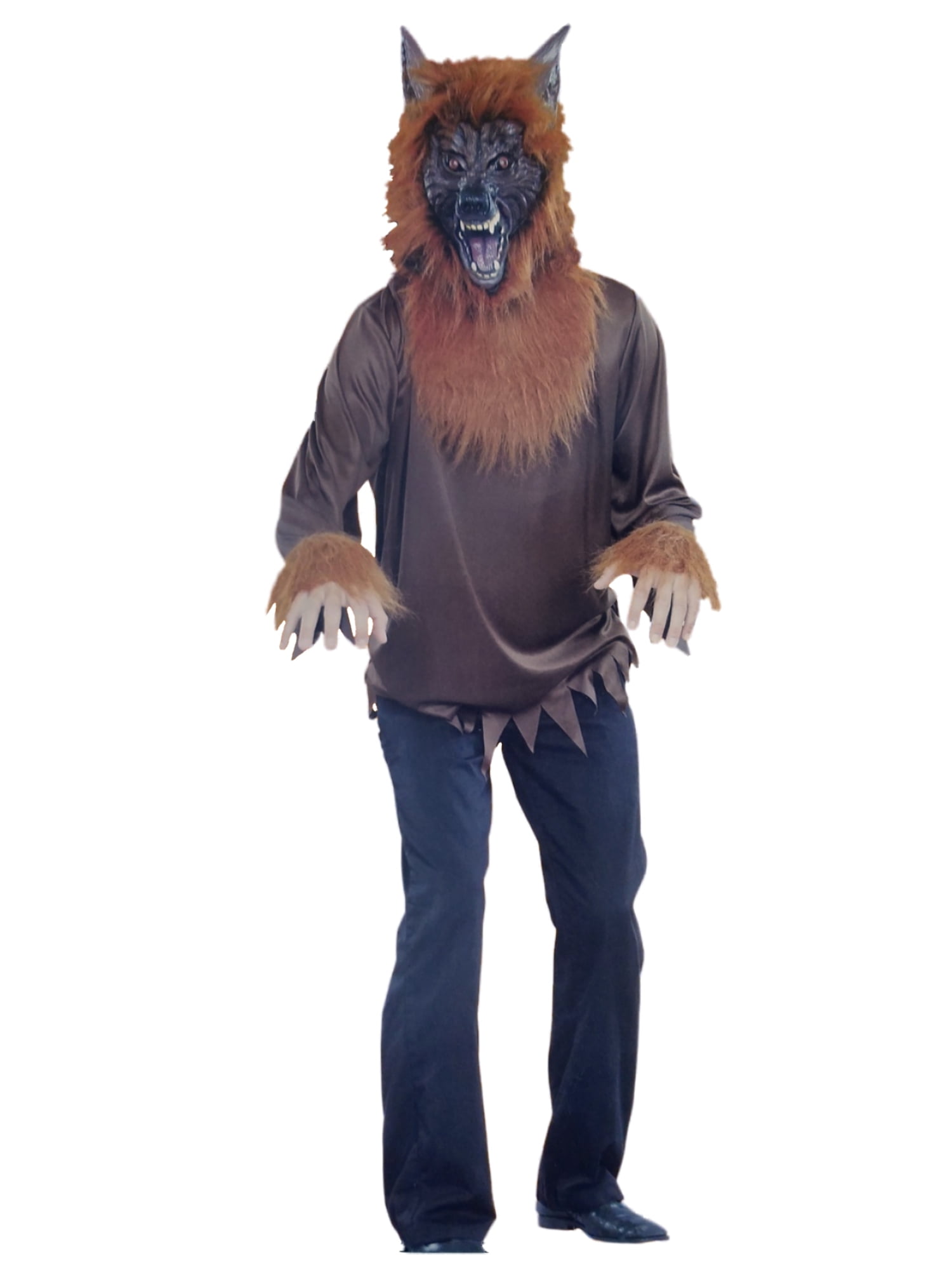 Mens Wolfman Werewolf Costume Halloween X-Large 40-42 - Walmart.com