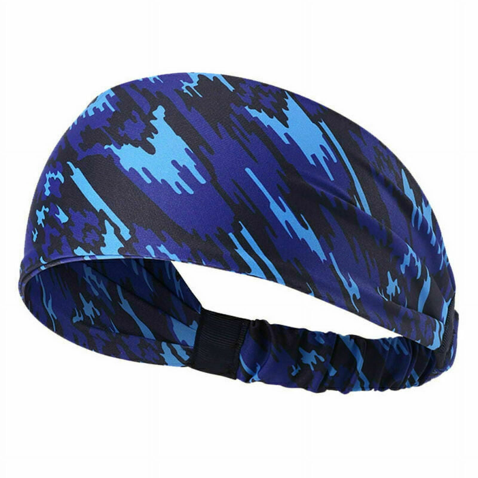 Mens Women Sweat Sweatband Headband Yoga Gym Running Stretch Sports ...