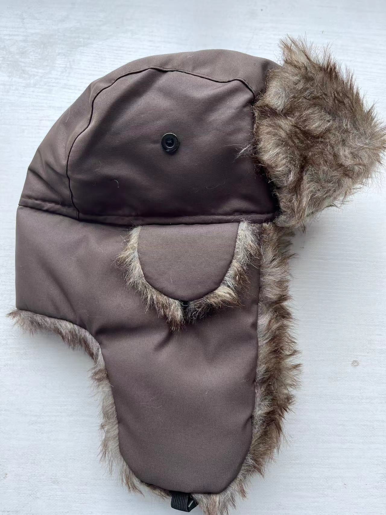 Mens Women Unisex Warm Trapper Aviator Trooper Earflap Winter Flaps Ski ...