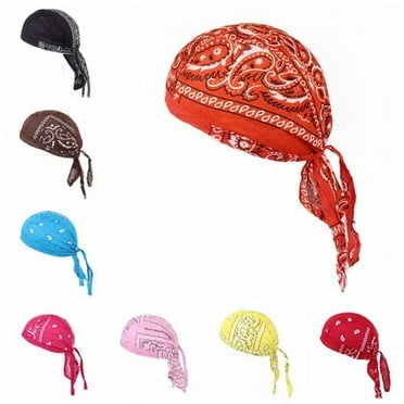Doo Rag Du Rag Do Cotton Bandana Head Wrap Solid Color Chemo Cap (Brown ...