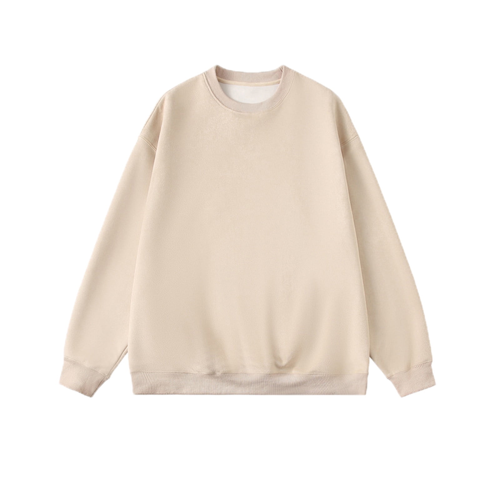 Mens Womens Soft Sweatshirt Comfy Cozy Pullover Casual Work Wear Gym ...