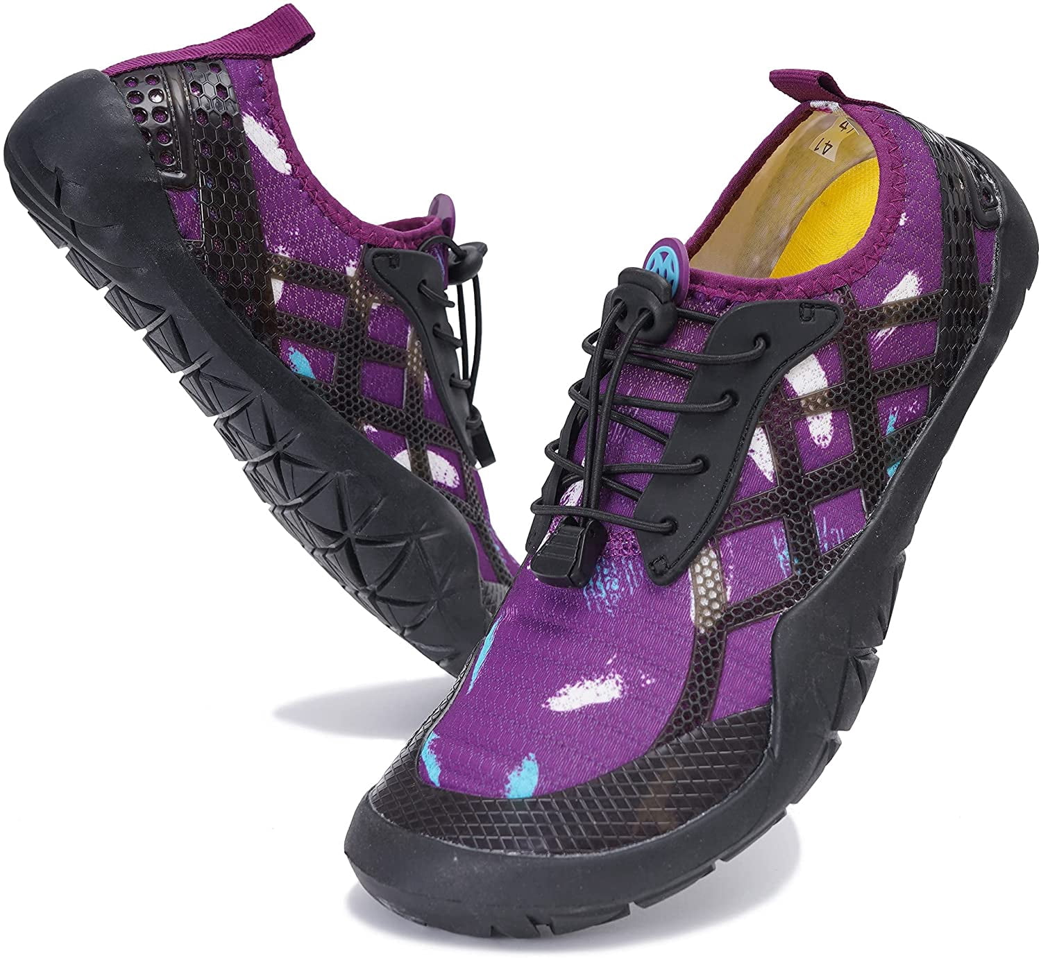 Mens Womens Water Shoes Quick Dry Barefoot Beach Pool Shoes for Swim ...