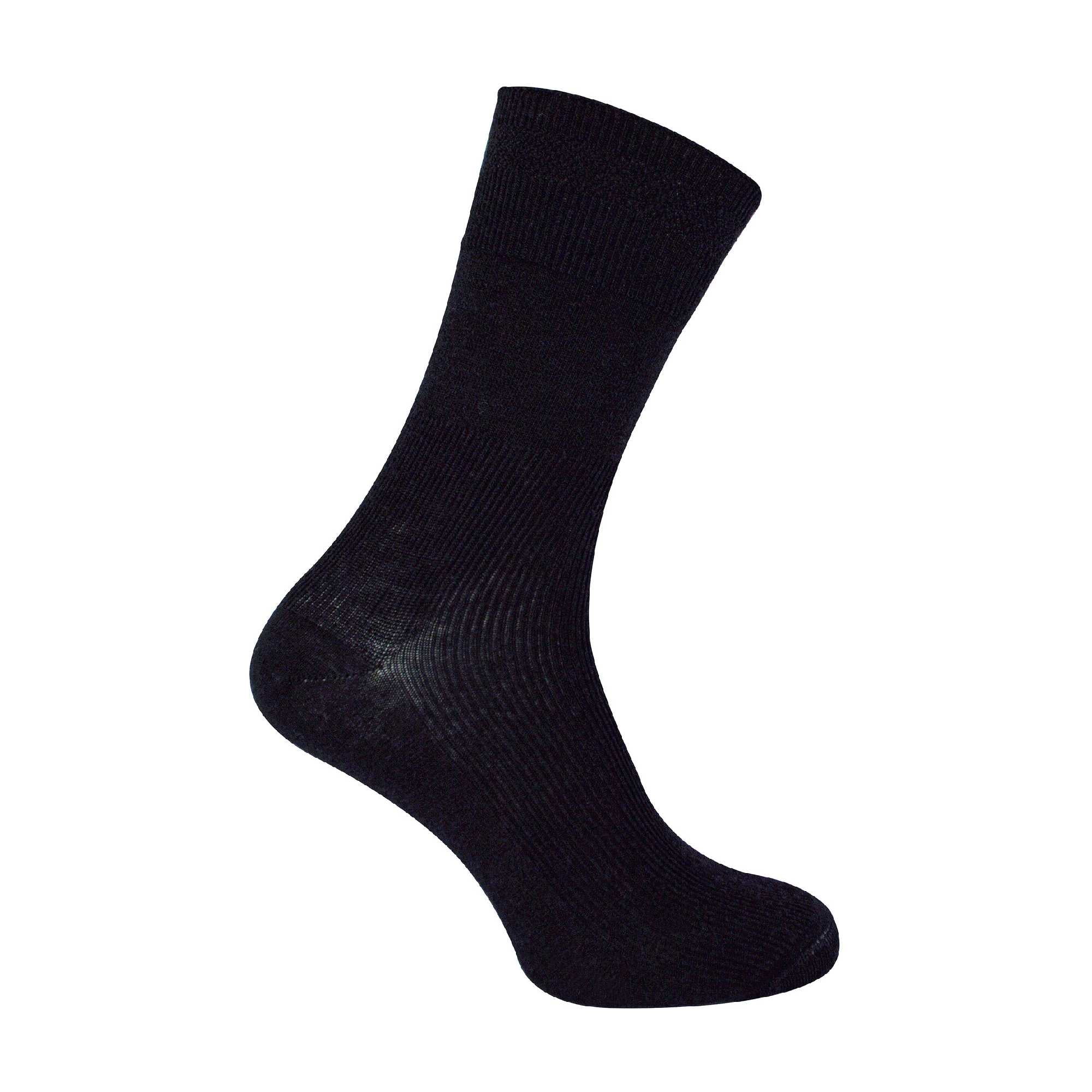 Mens Wool Diabetic Socks in Black | Dr.Socks | Extra Wide Ribbed ...