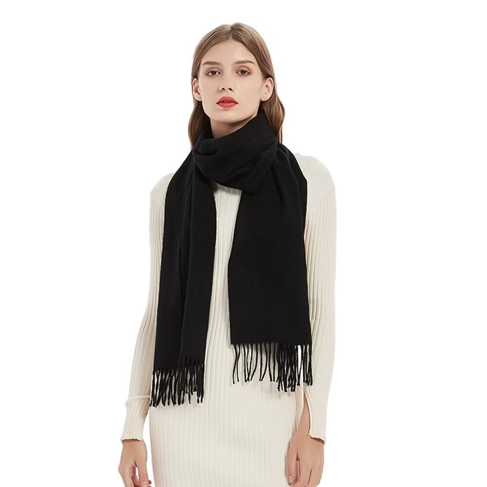 Mens Wool Scarf Warm and Soft Long Scarves Winter Stylish Scarves ...