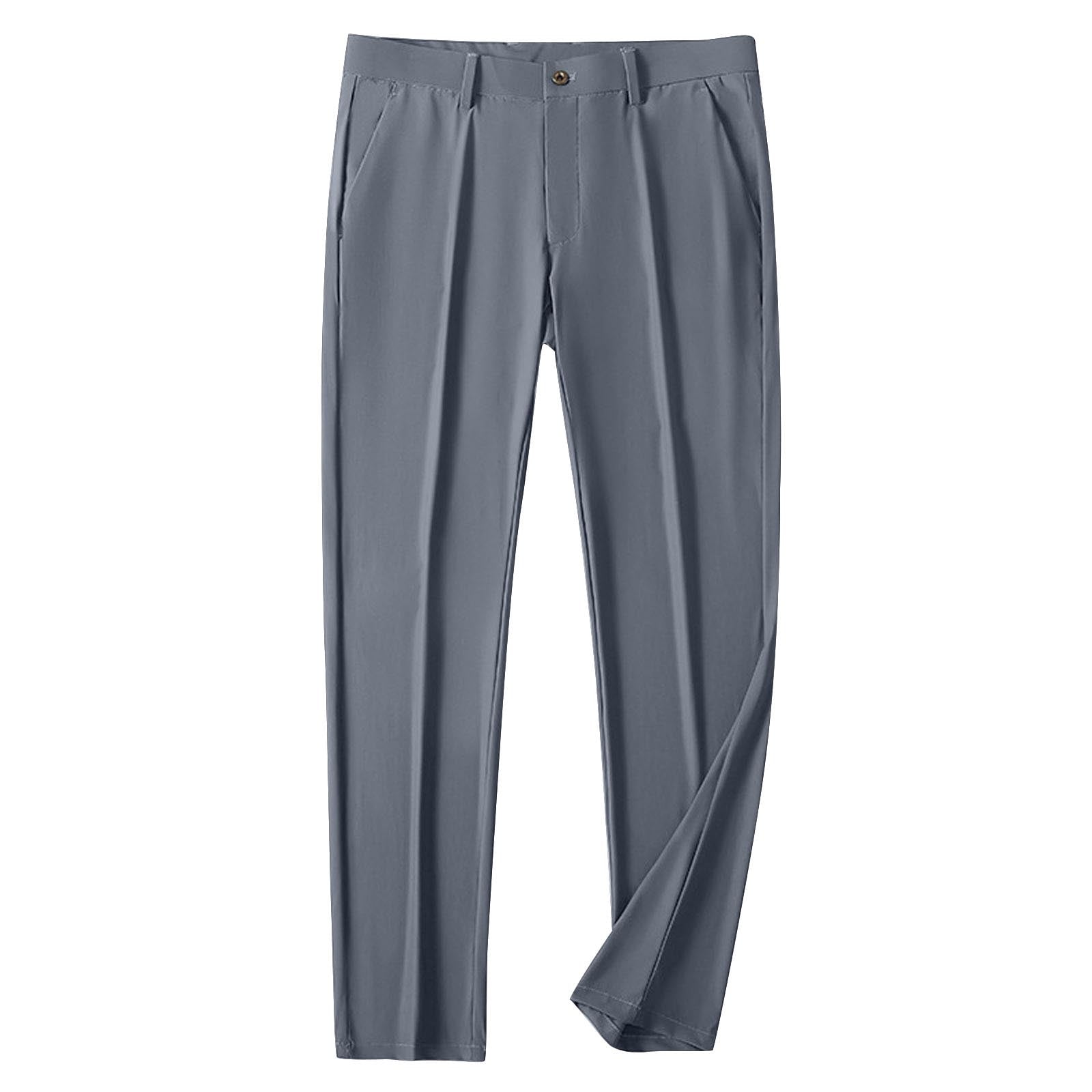 Mens Work Pants Pants Casual Straight Leg Trousers Summer Work Pants ...