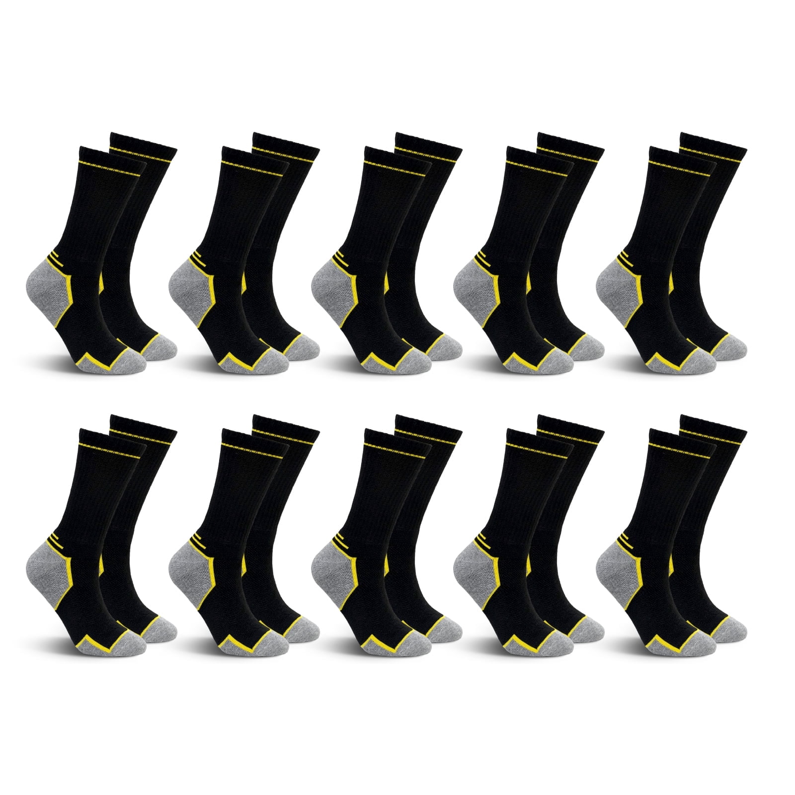Mens Work Sock, AMITOFO Thick Durable Boot Socks for Men Size 13-15 ...