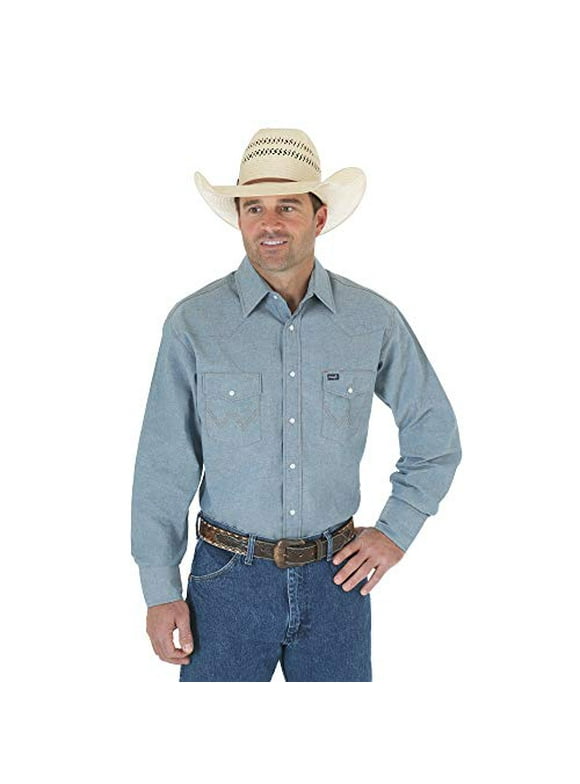 Mens Chambray Work Shirt