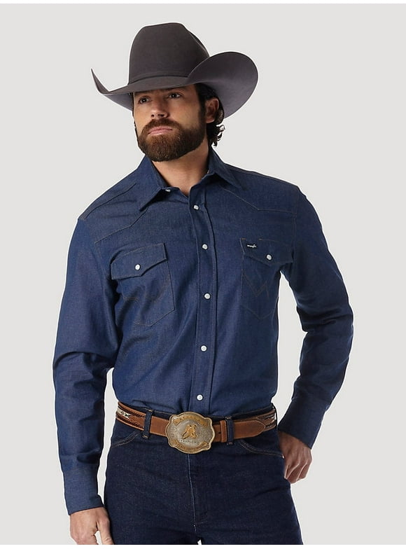 Mens Chambray Work Shirt