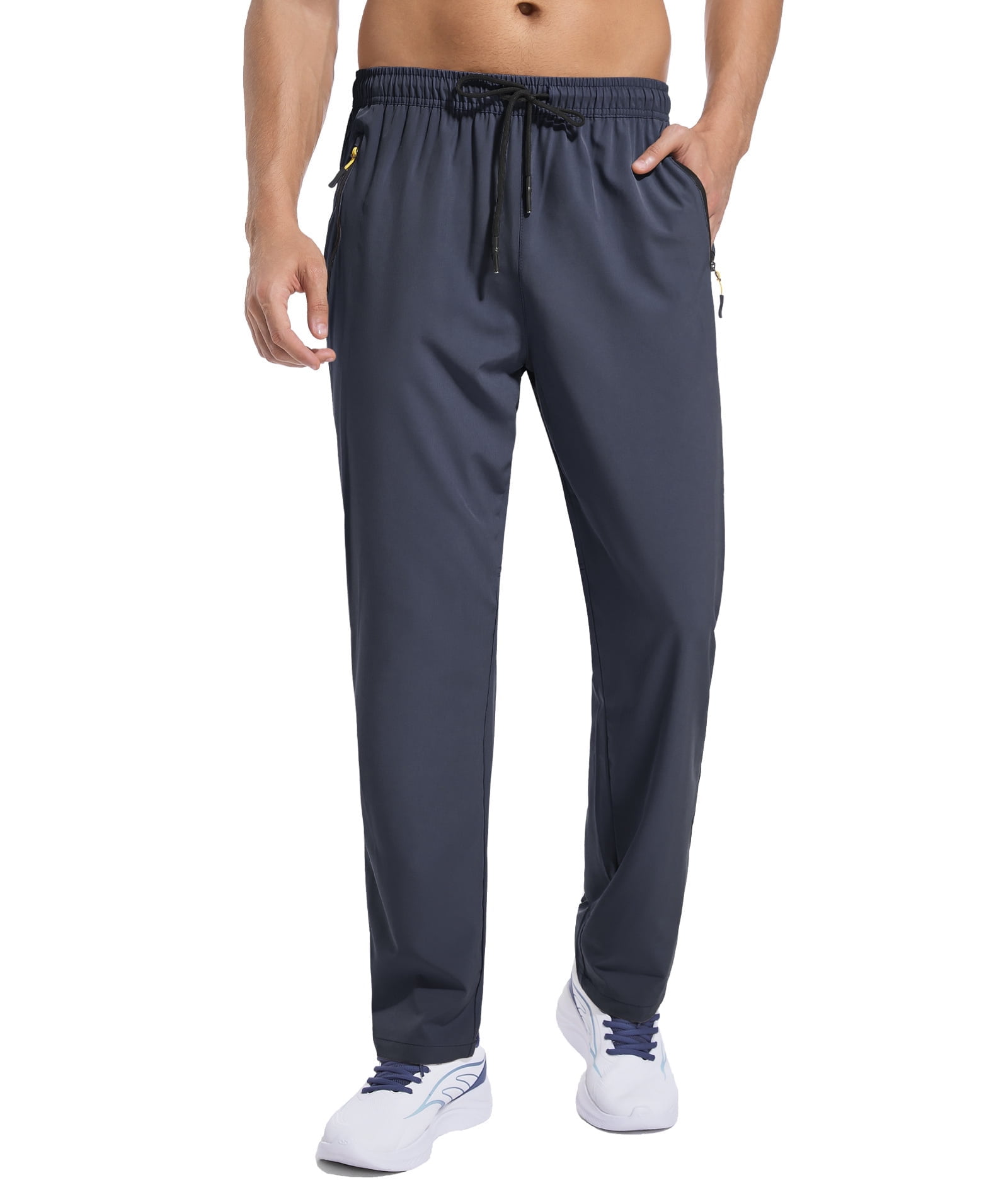 Lavenicole Mens Workout Pants Quick Dry Water Resistant Lightweight ...