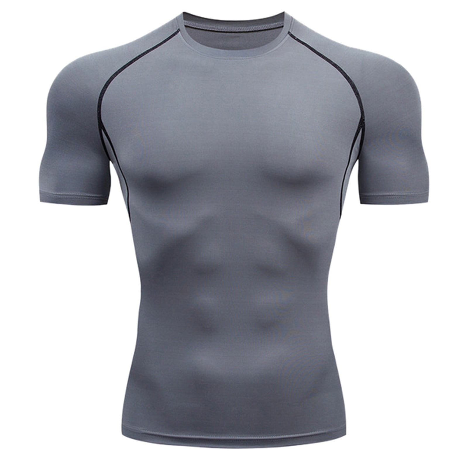 Mens Workout Shirts Short Sleeve Athletic Dry Fit Tshirts Shirts ...