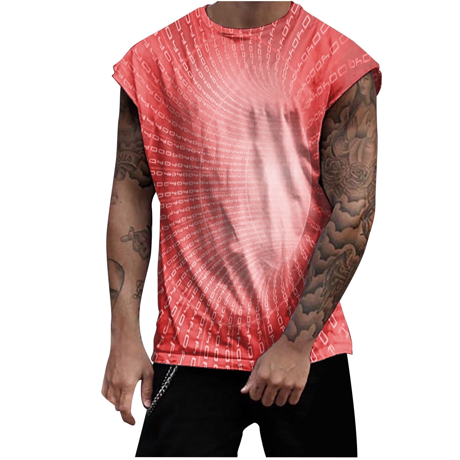 Mens Workout Tank Tops Loose Fit,Men's Sleeveless Workout Tank Tops ...