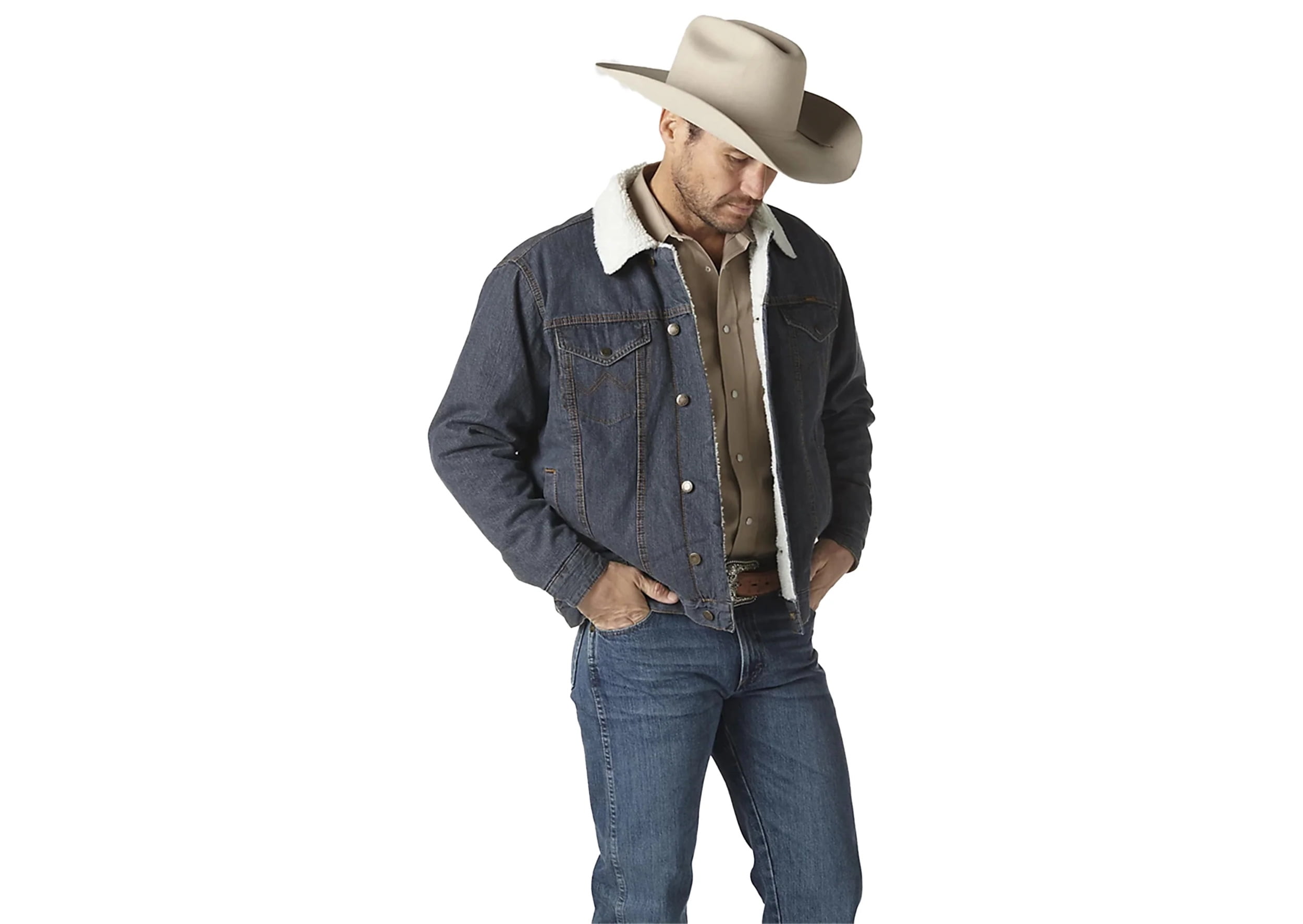 Mens Wrangler Cowboy Cut Blanket Lined Jacket 1074265RT - Walmart.com