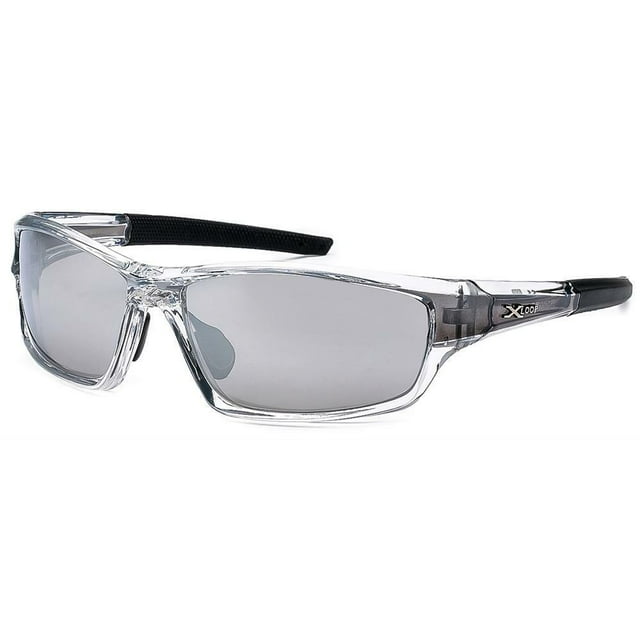 Mens Wrap Around Sunglasses Fashion Designer Rectangular Shades Sport ...