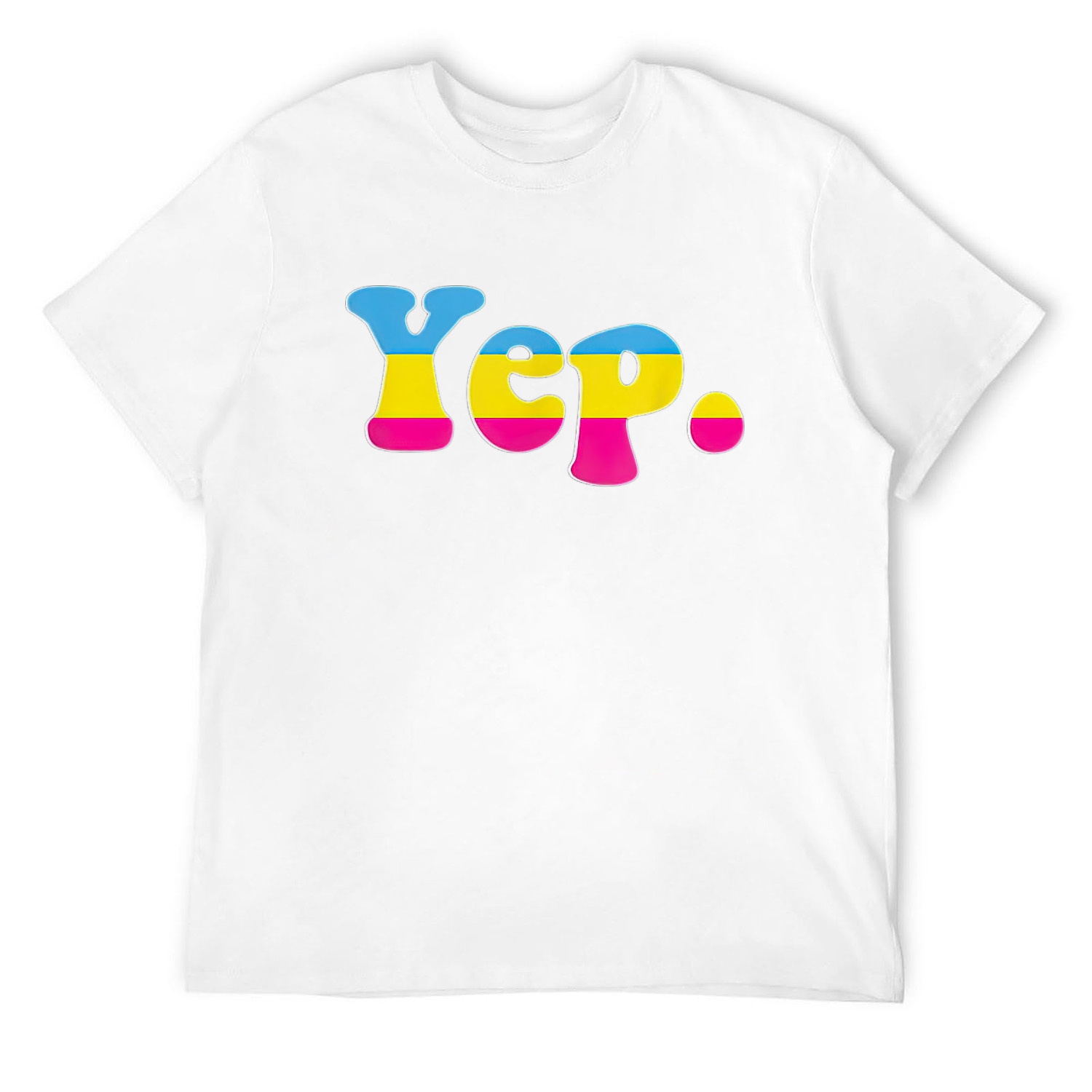 Mens Yep Pansexual Flag Gay Pride Flag Lgbt Great Graphic Gift T-Shirt ...