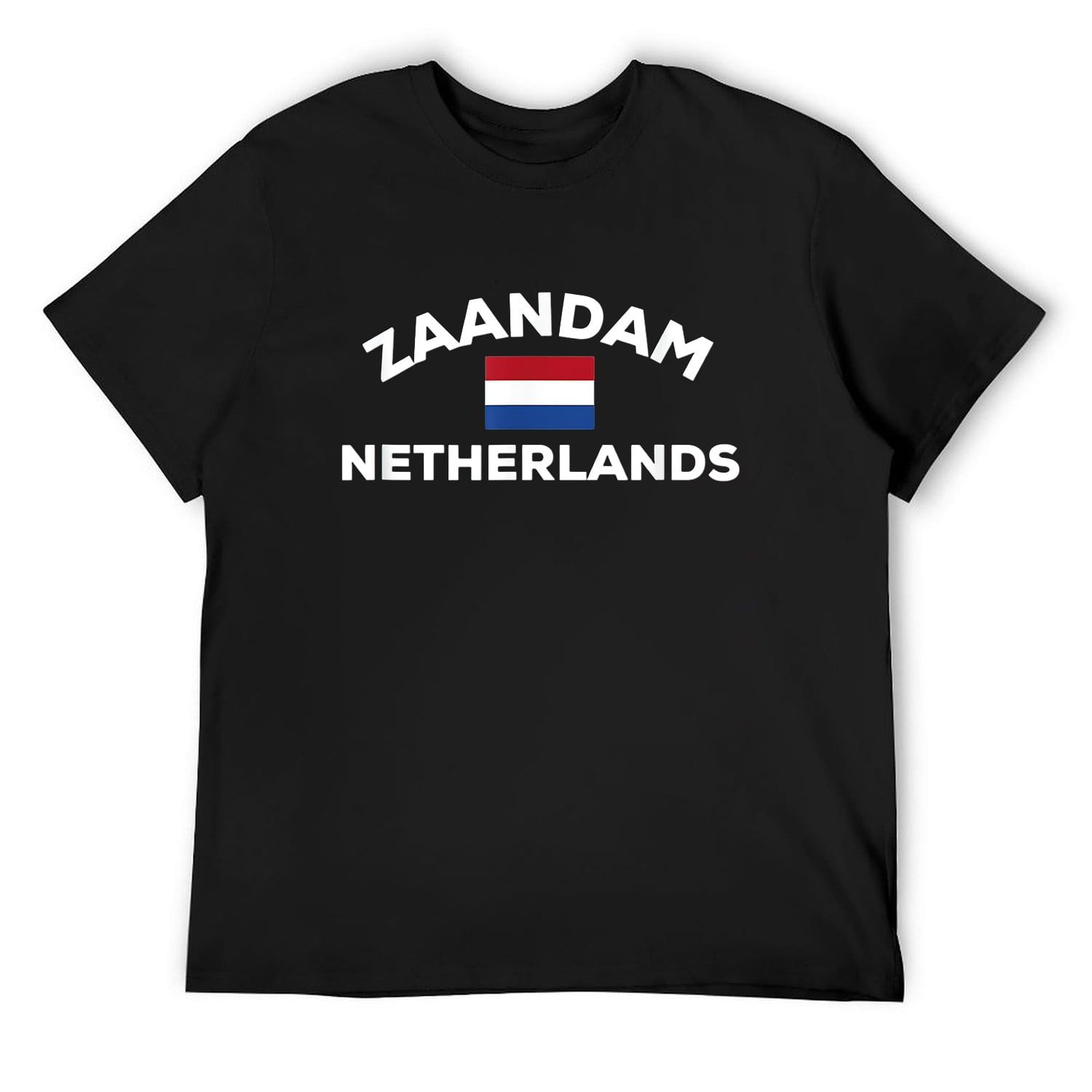 Mens Zaandam Netherlands Dutch Flag City Country Tourist Souvenir T ...