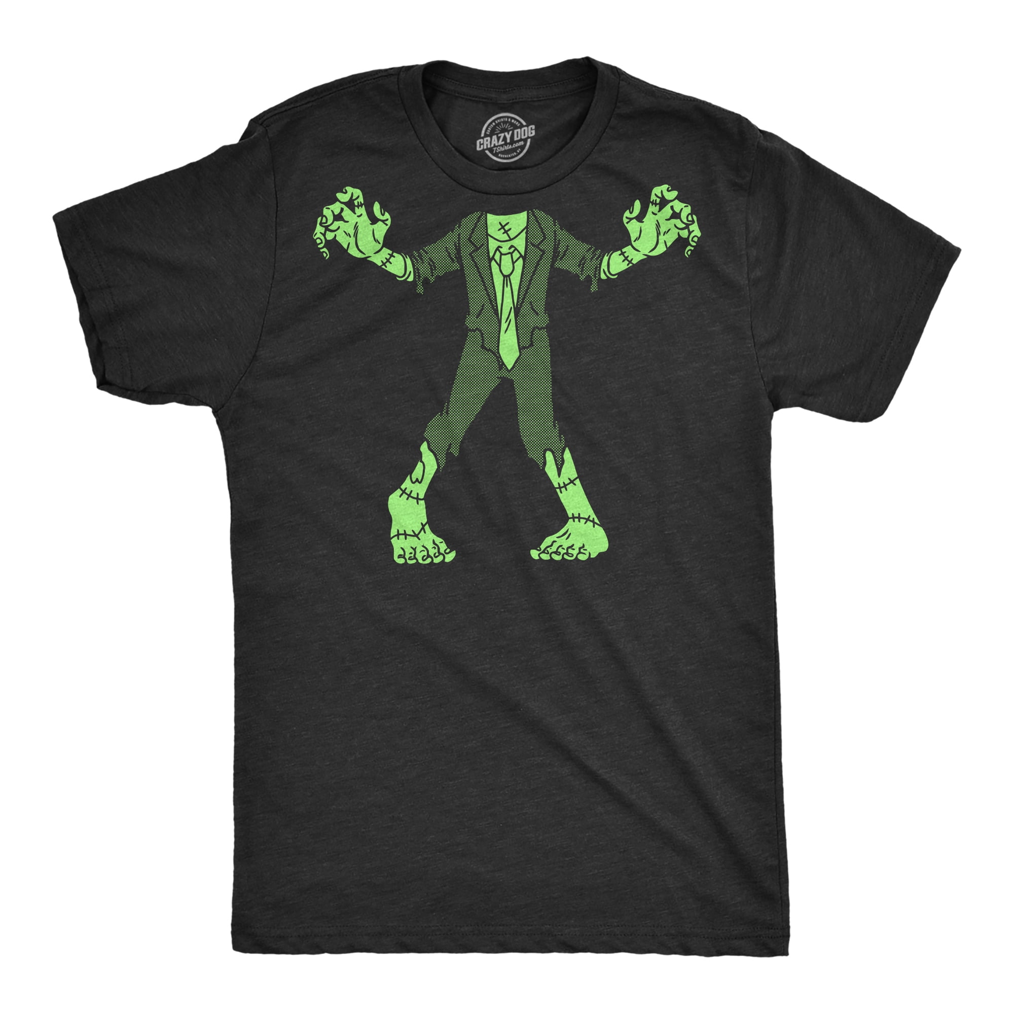 Mens Zombie Body T Shirt Funny Spooky Halloween Party Undead Tee for ...