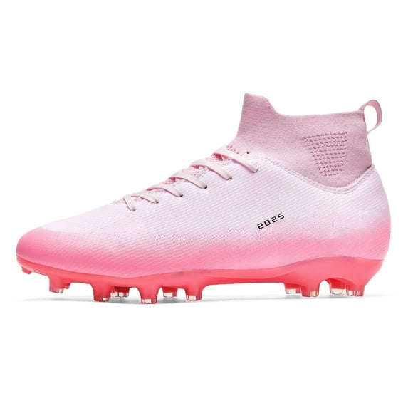 Mens high-top soccer cleats turf football shoes big kid Boys Girls ...