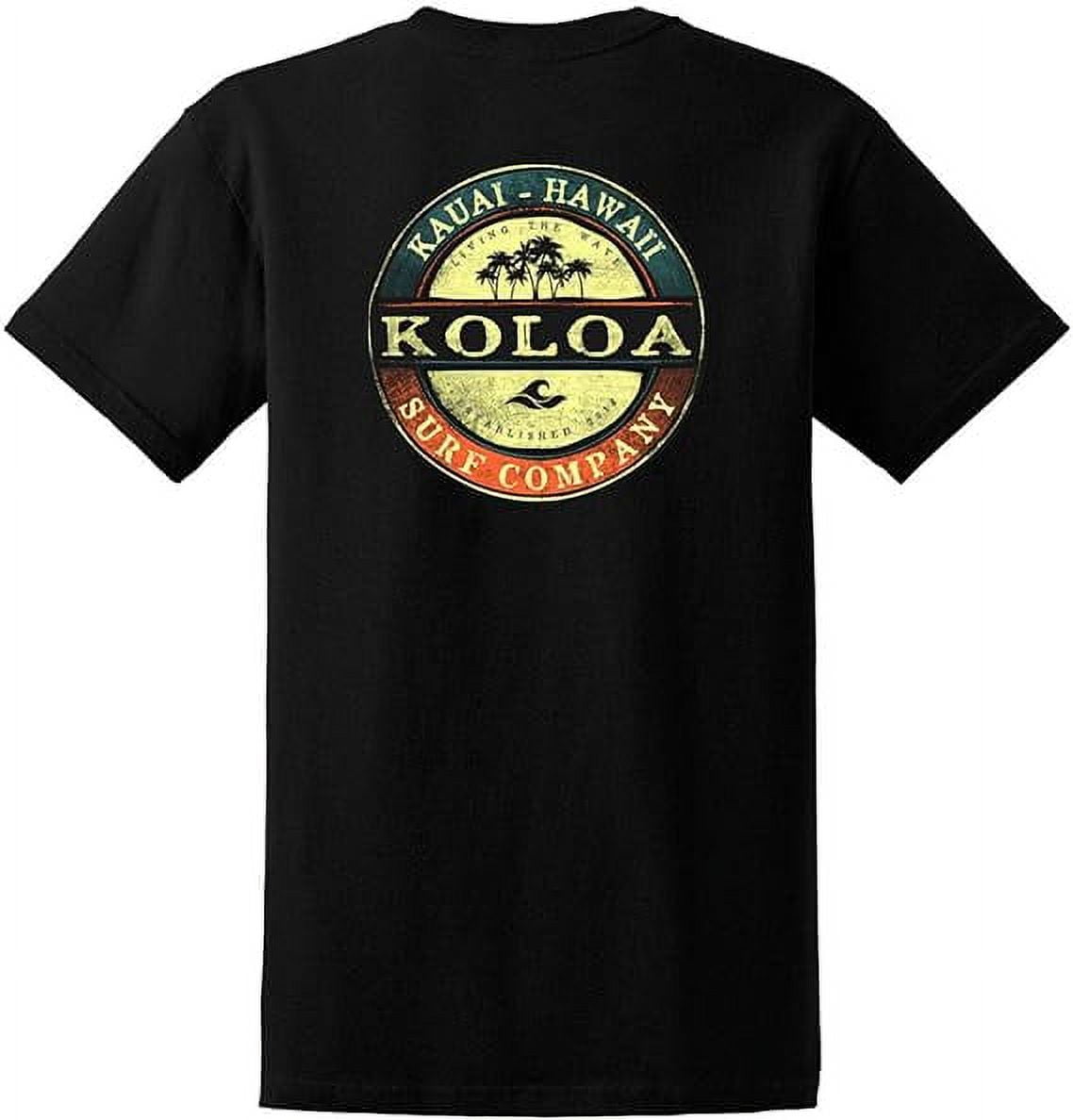 Mens ol' Koloa Logo Heavyweight Cotton T-Shirt in Reg Big and Tall ...