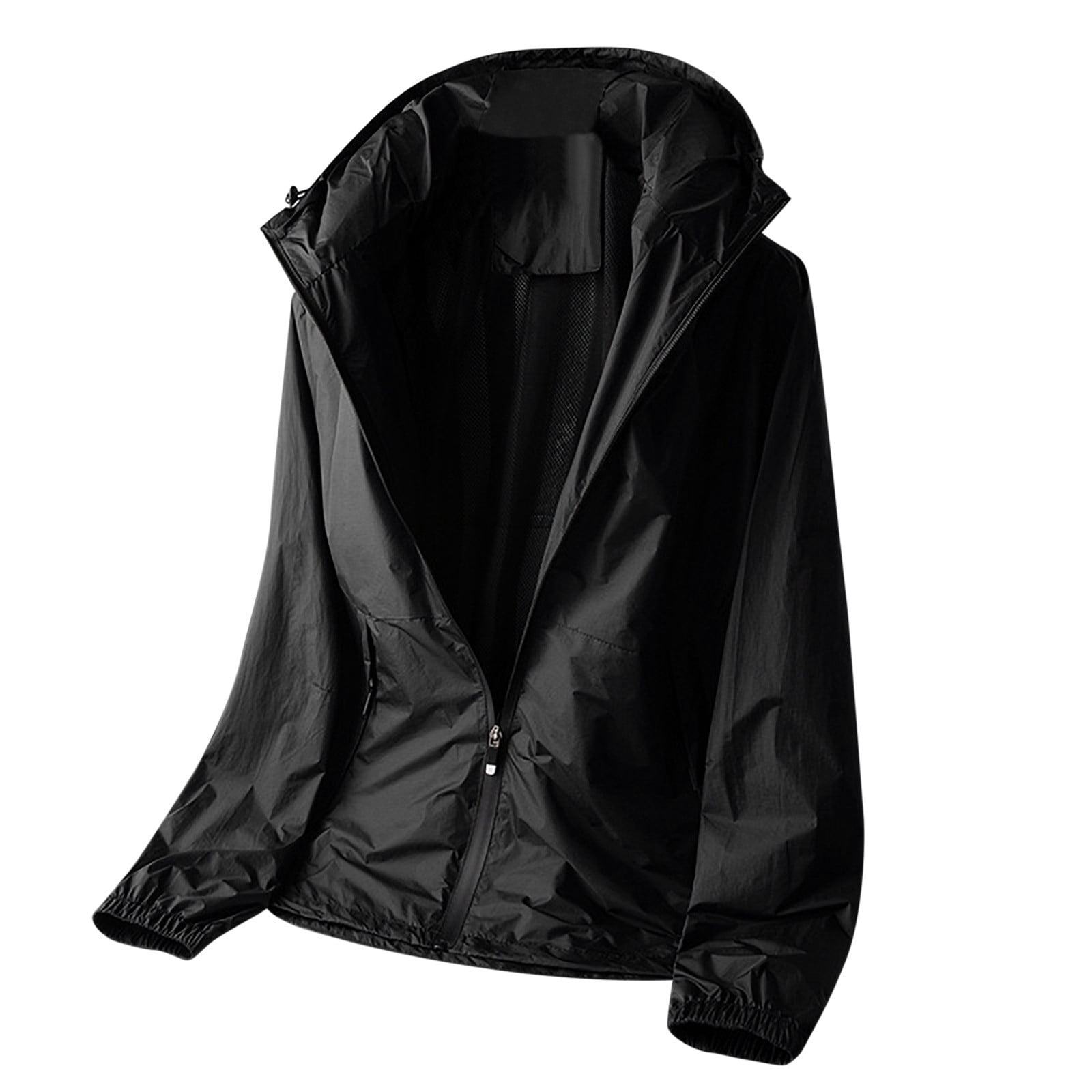 Mens winter jackets Mens Hooded Outdoor Jacket Inflatables Hidden ...