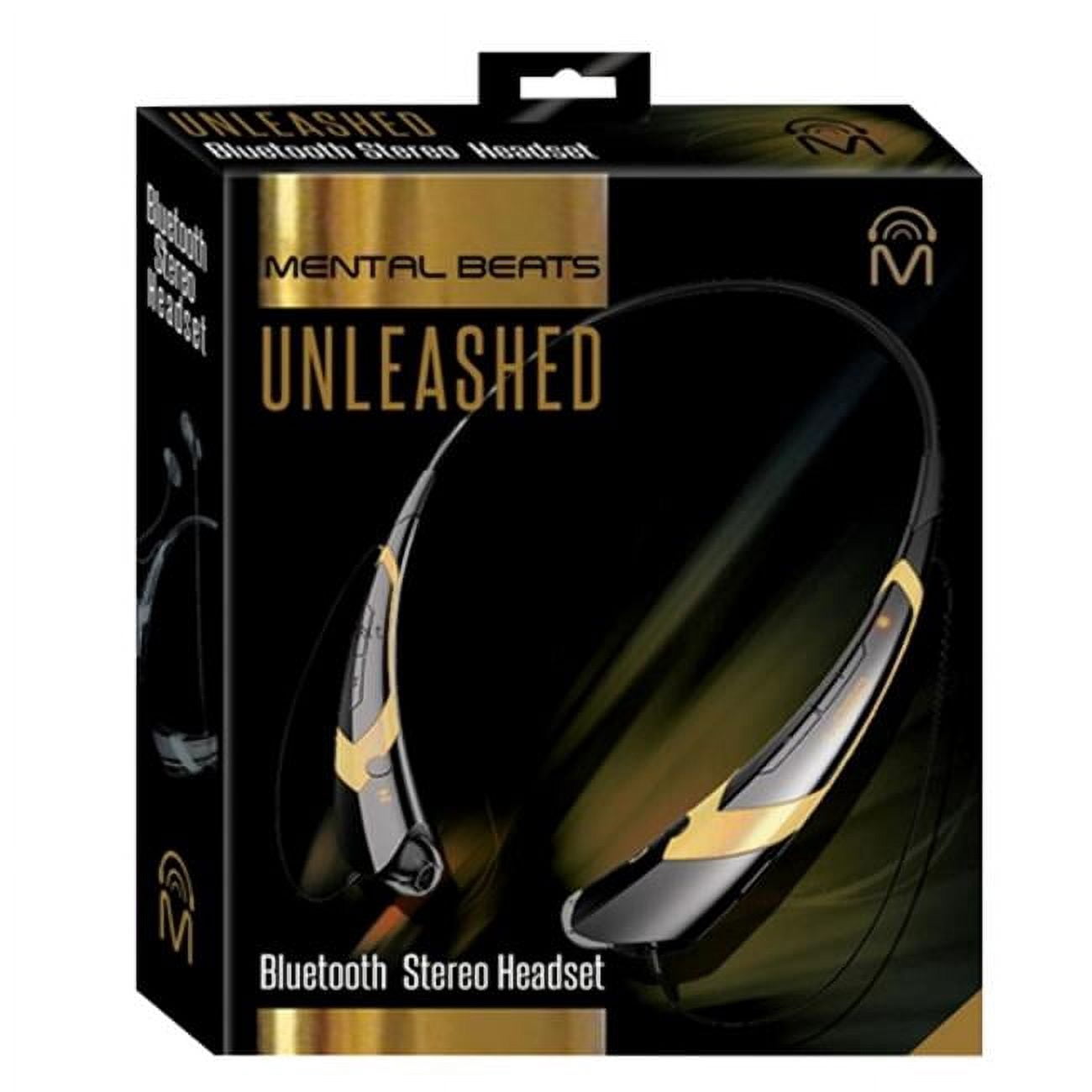 Mental Beats 542 Mental Beats Bluetooth Unleashed Earbuds, Gold ...
