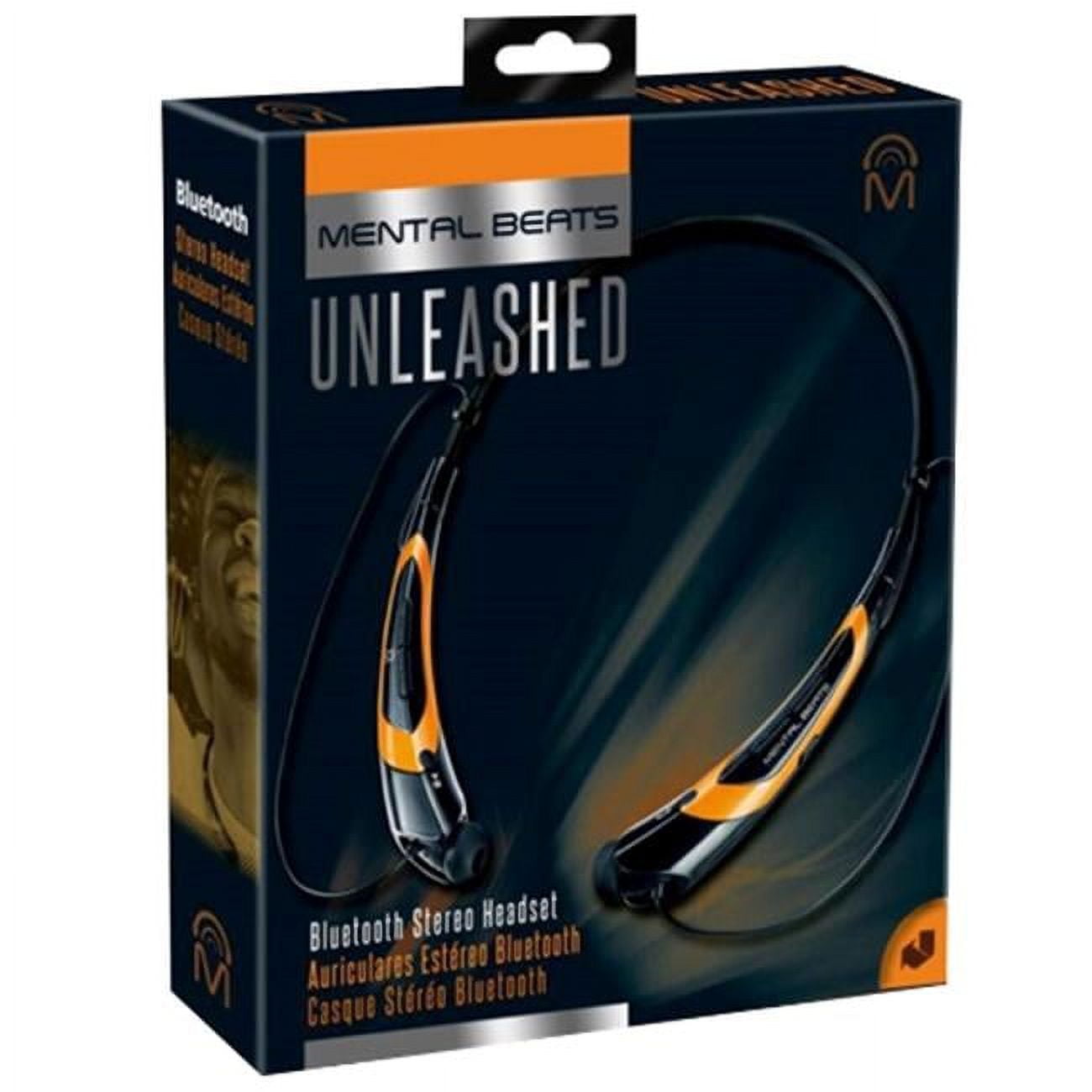 Mental Beats 559 Mental Beats Bluetooth Unleashed Earbuds, Orange ...