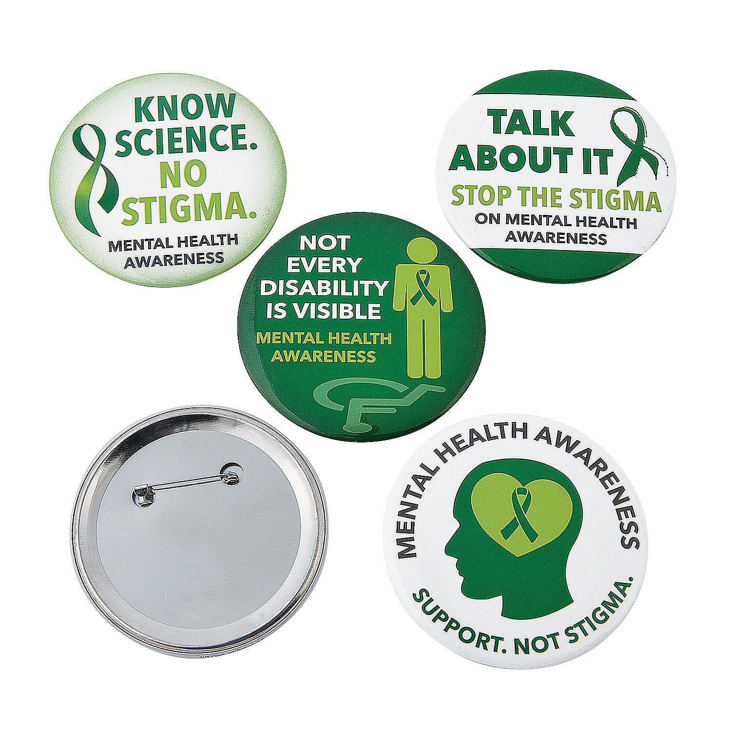 Mental Health Awareness Buttons - Party Favors - 24 Pieces - Walmart.com