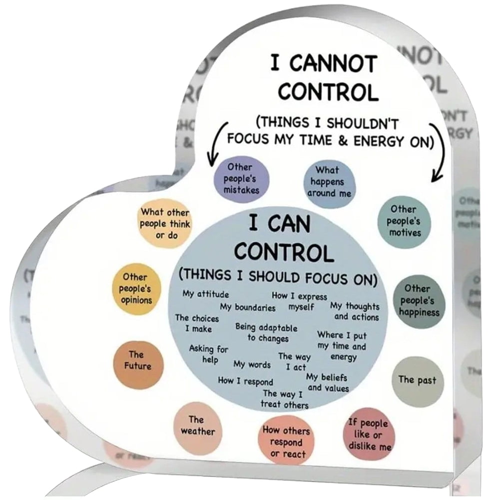 Mental Health Awareness Desk Decor,Little Reminders Decor Acrylic Sign ...