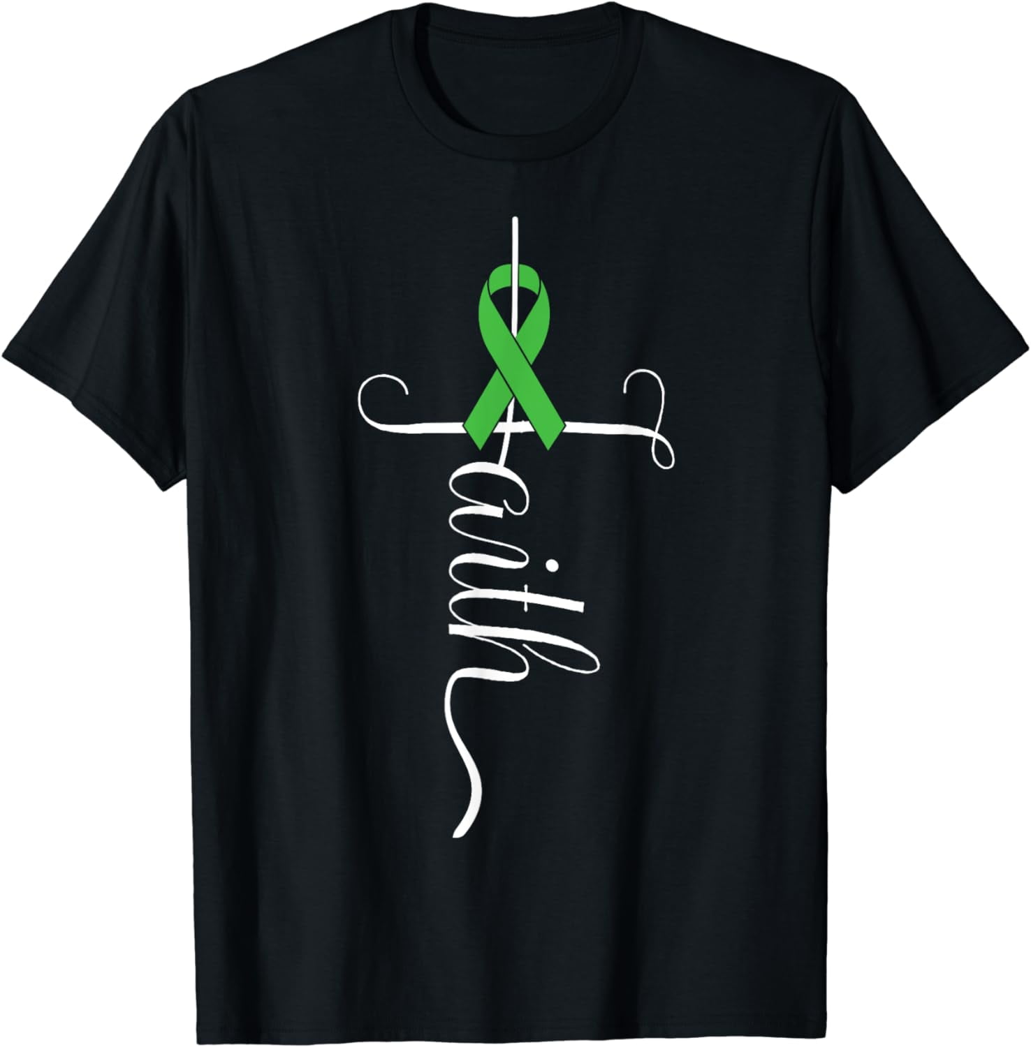 Mental Health Awareness Green Ribbon T-Shirt - Walmart.com