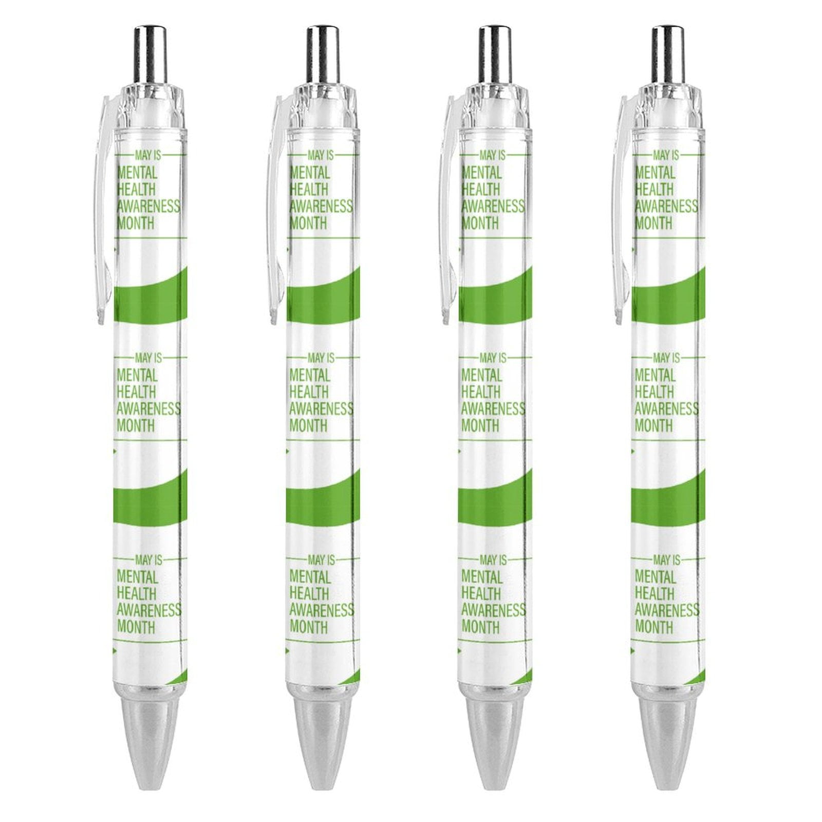 Mental Health Awareness Month Ballpoint Pen Retractable Pens Black ...