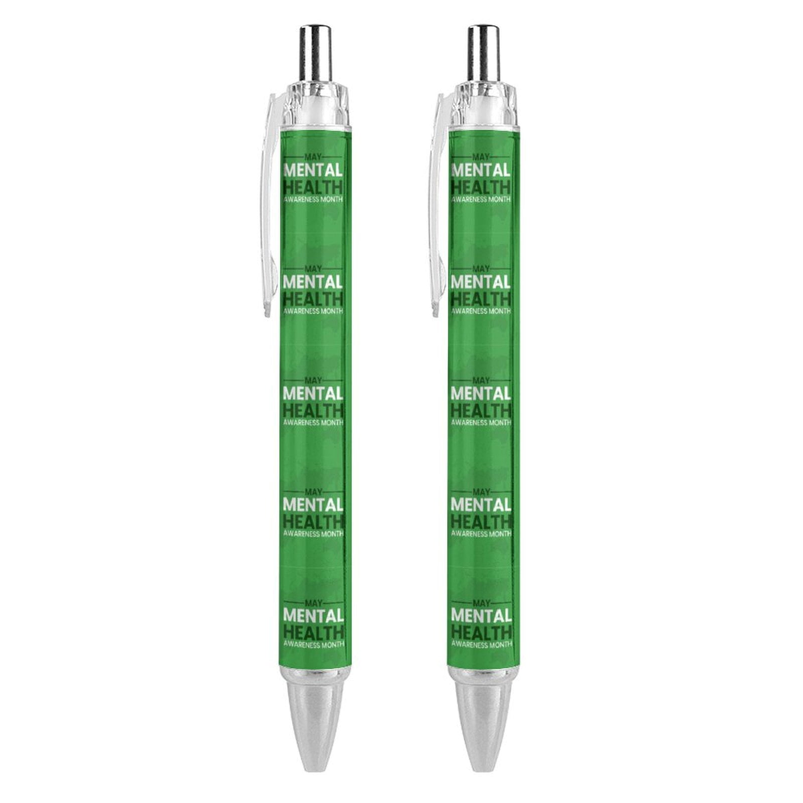 Mental Health Awareness Month Ballpoint Pen Retractable Pens Black ...