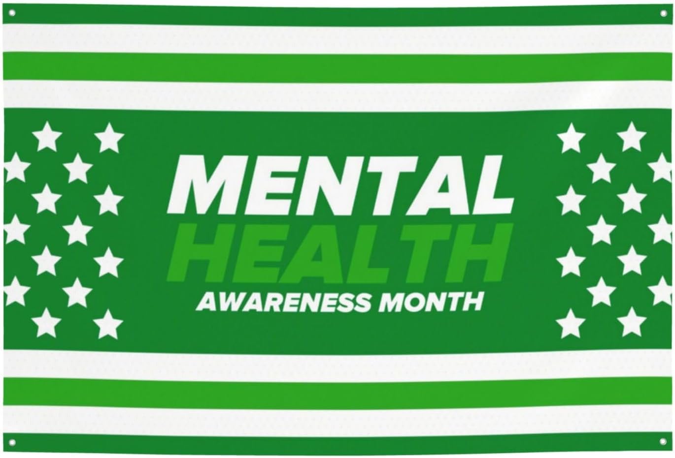 Mental Health Awareness Month Banner Backdrop Flag Tapestry Party ...