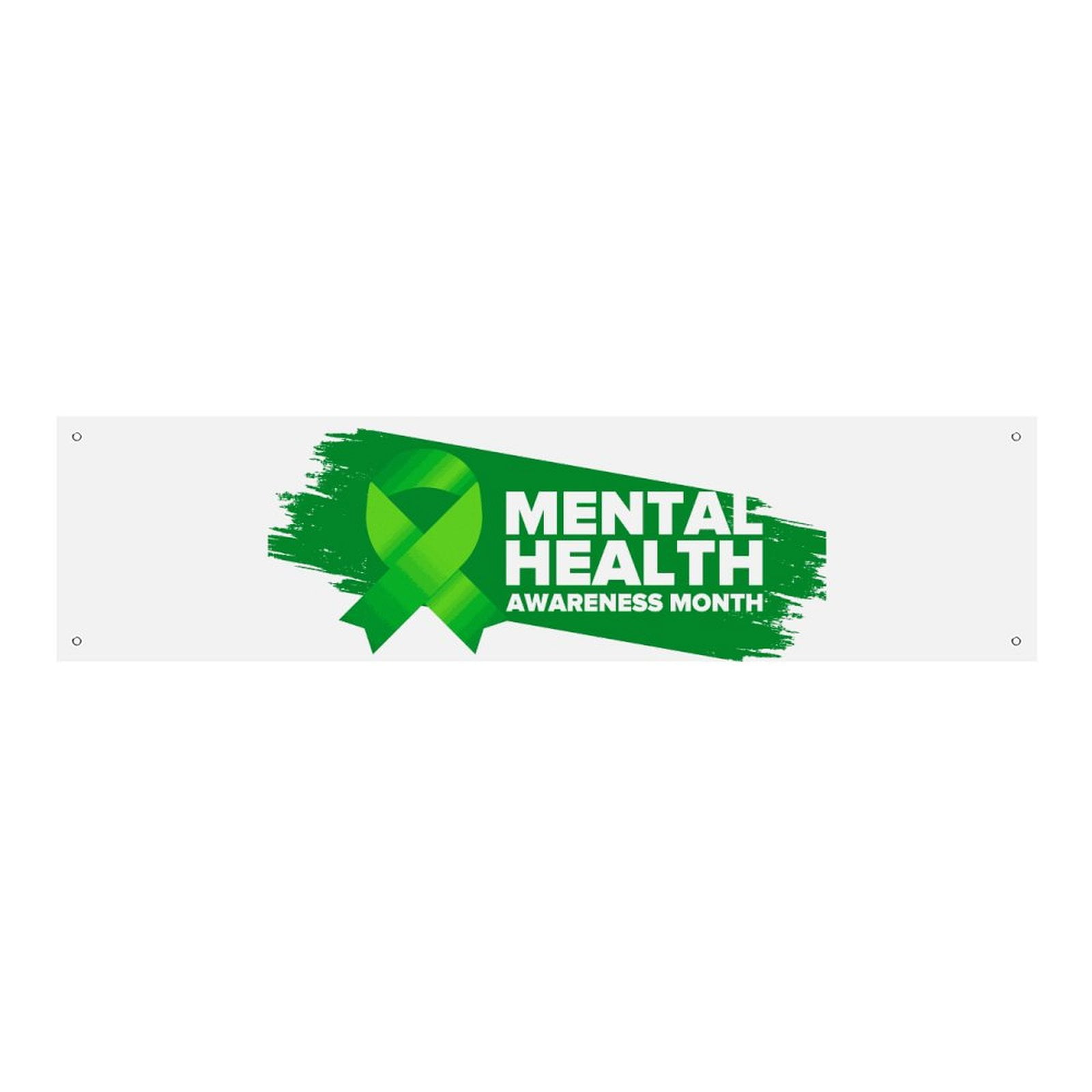 Mental Health Awareness Month Banners Flag Hanging Backdrop Sign Wall ...
