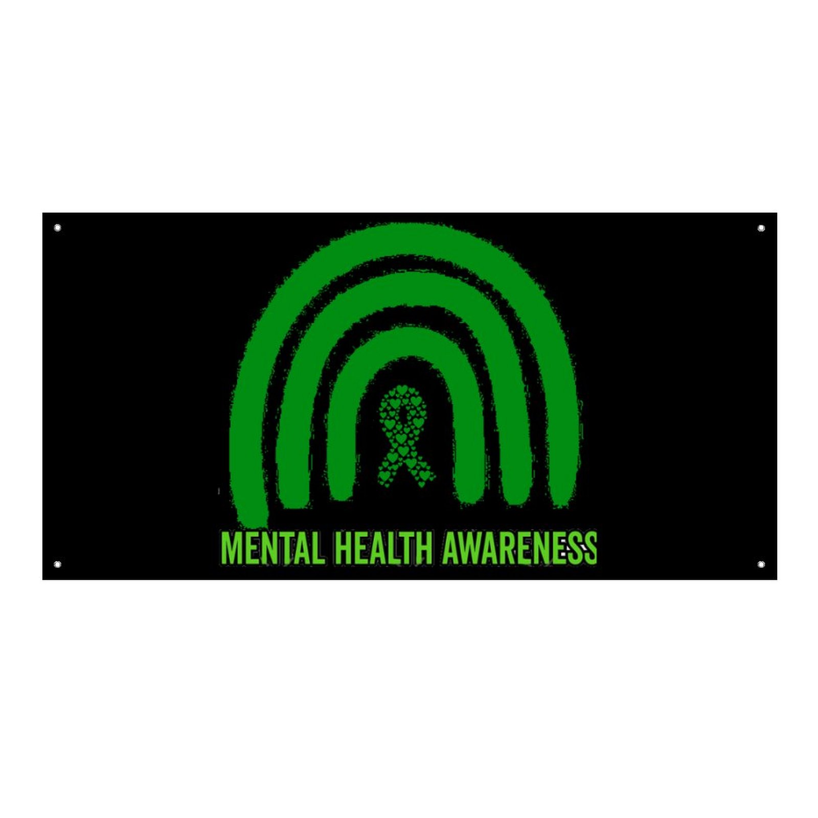 Mental Health Awareness Month Banners Flag Hanging Backdrop Sign Wall ...