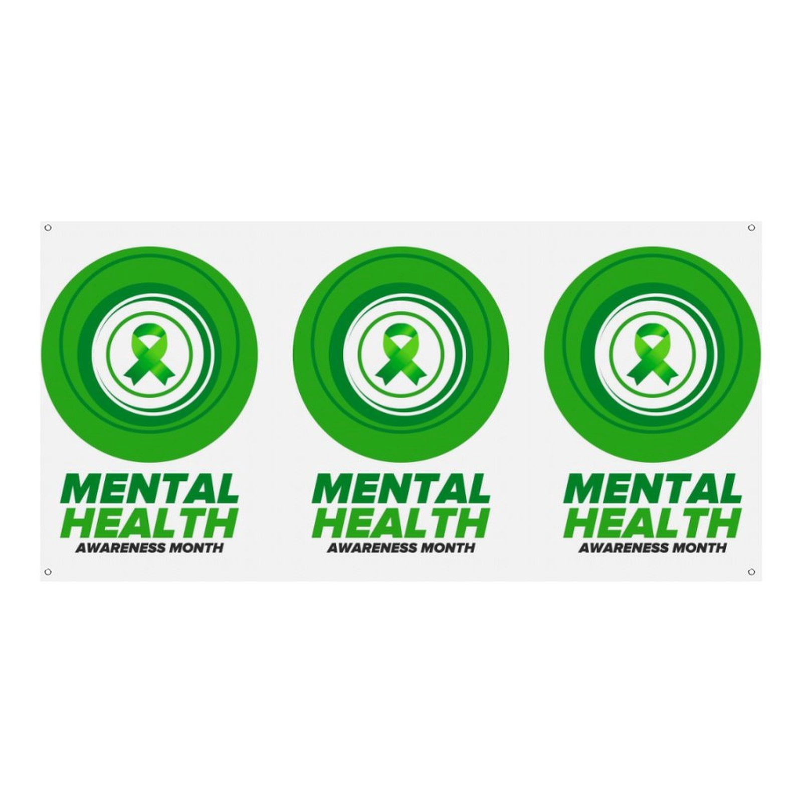 Mental Health Awareness Month Banners Flag Hanging Backdrop Sign Wall ...