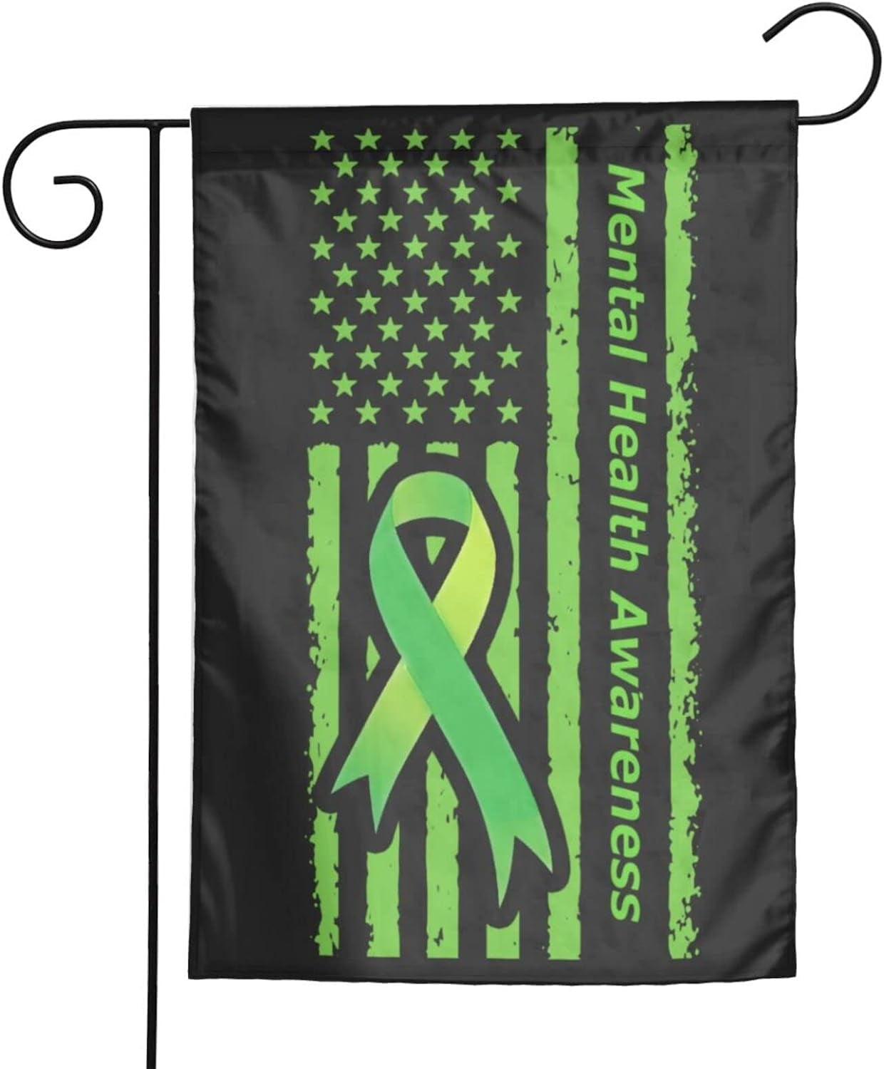 Mental Health Awareness Month Flag Double Sided Garden Flags Welcome ...