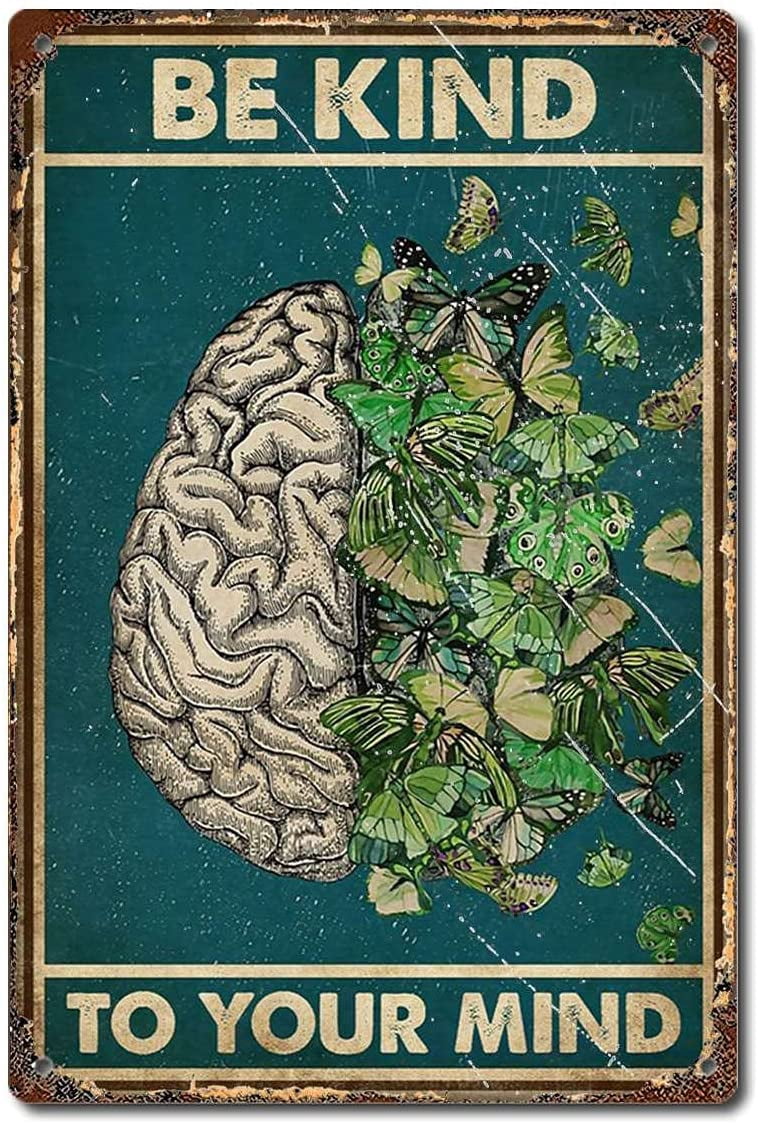 Mental Health Awareness Month Be Kind to Your Mind Poster, Home Decor ...