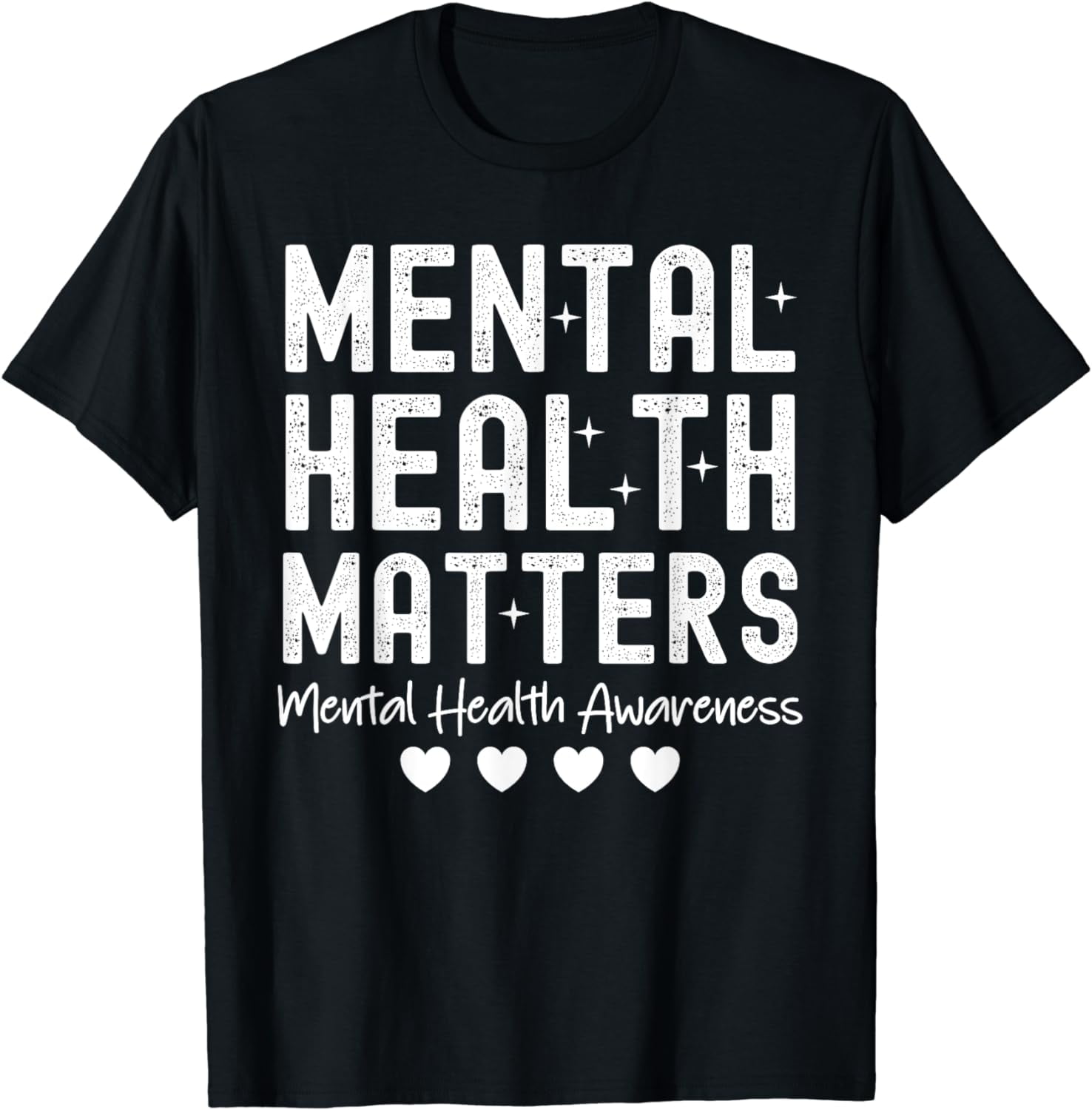 Mental Health Awareness Month Mental Health Matters Cotton T-Shirt - Walmart.com