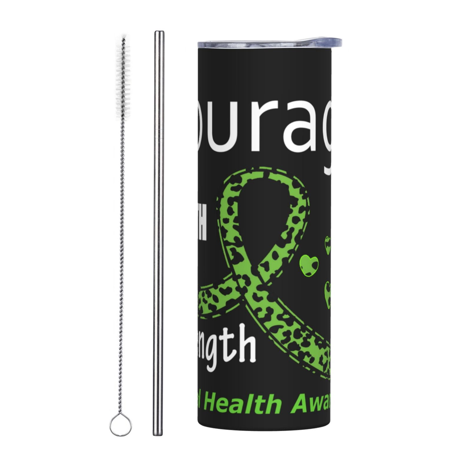 Mental Health Awareness Month Stainless Steel Tumbler Cup 20 oz Travel ...