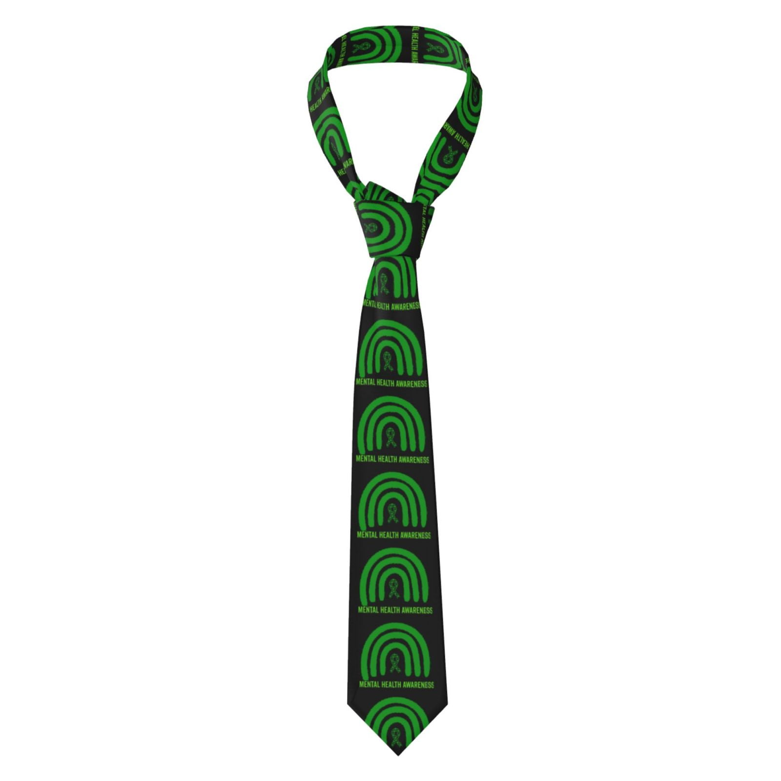 Mental Health Awareness Month Ties For Men Business Wedding Party Suit